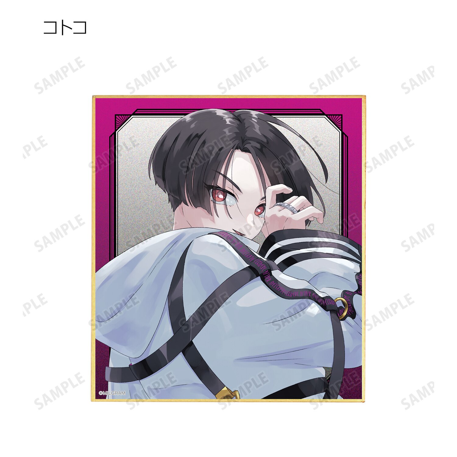 Milgram LIVE EVENT hallucination Ver. Trading mini Shikishi Board ...