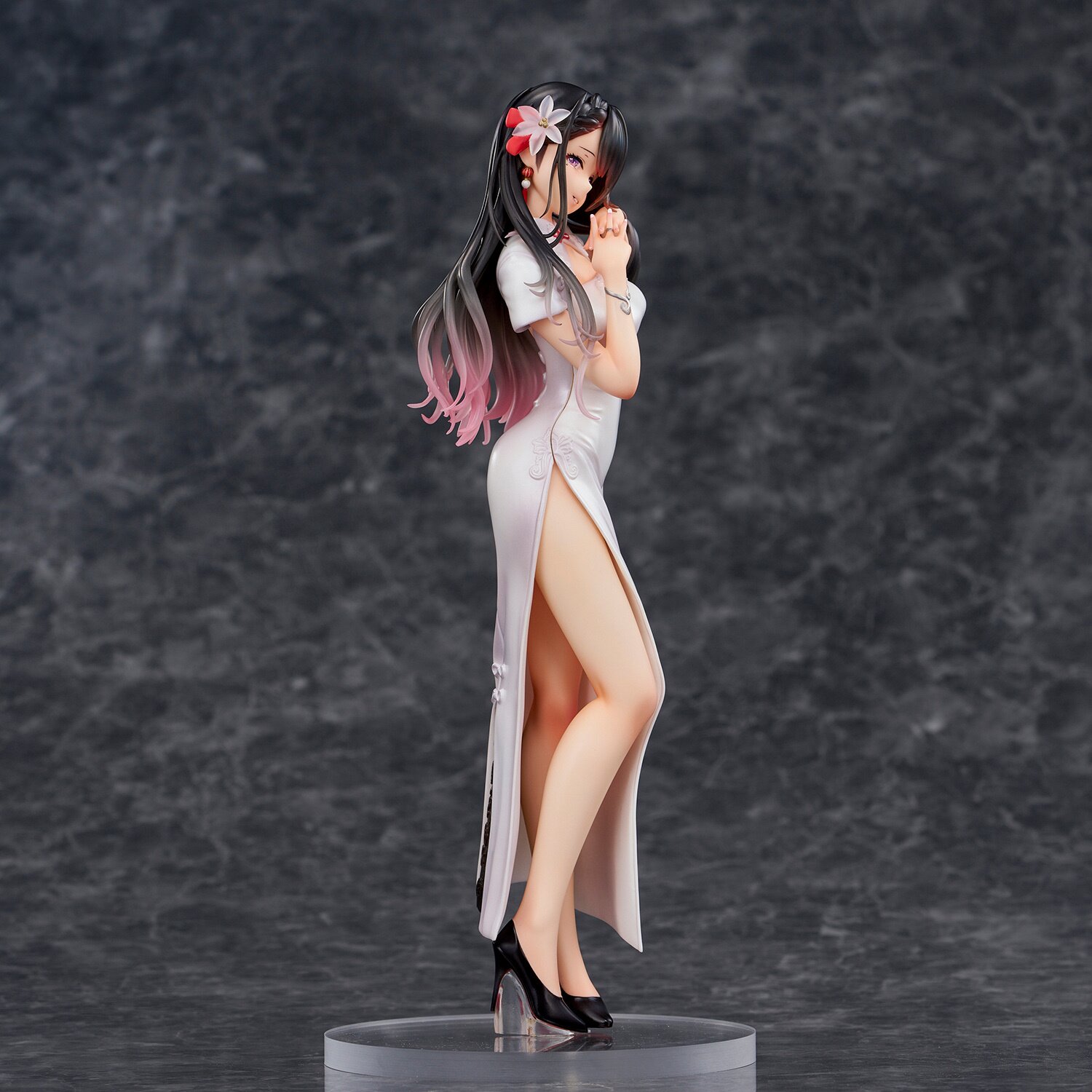 Mai Okuma Illustration Iyashikei White Chinese Dress Onee-San Non-Scale Figure - Tokyo Otaku ...