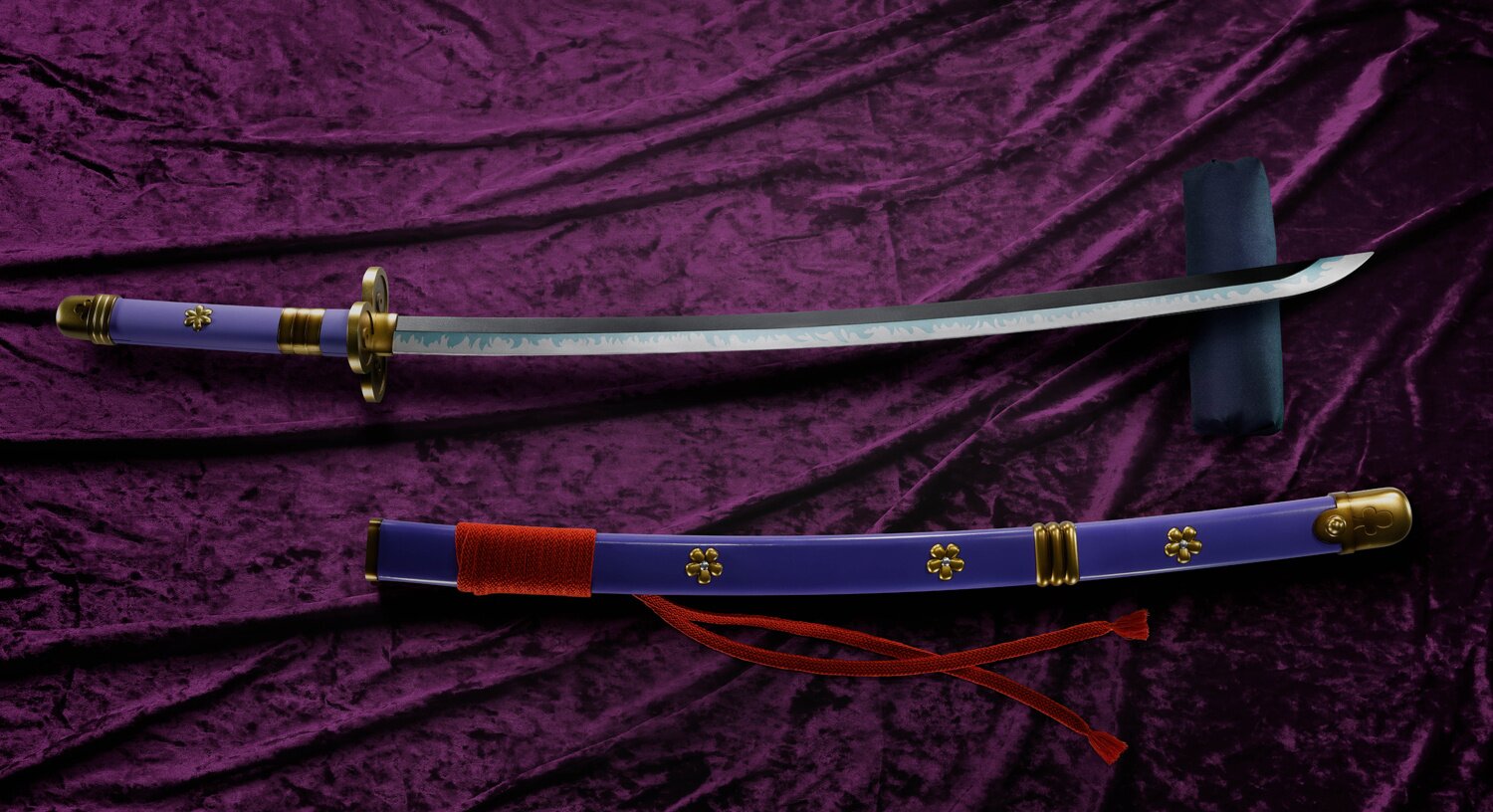 Proplica One Piece Roronoa Zoro Three Sword Style Set (Wado Ichimonji ...