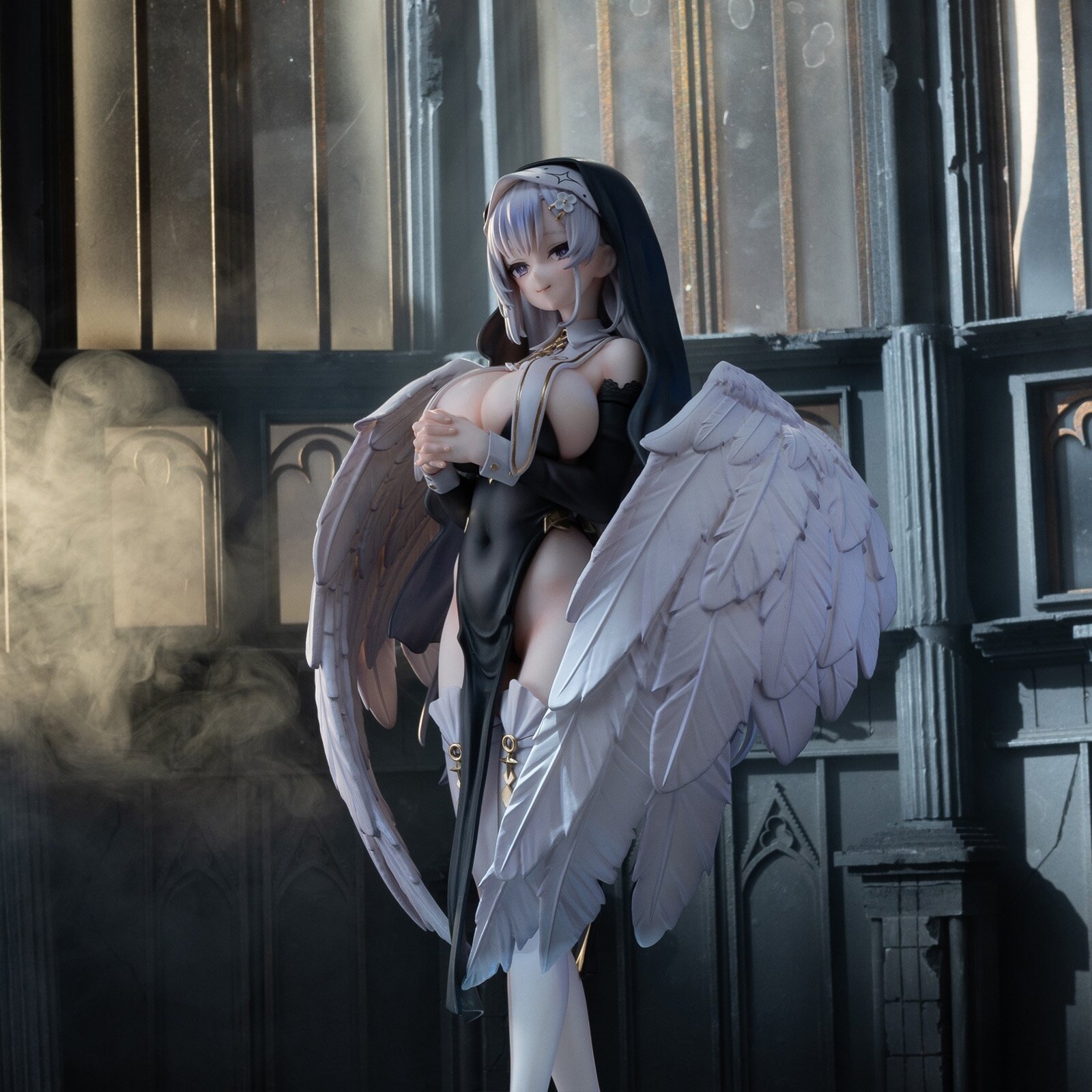 Kawa Design Simao Illustration Angel Sister Holy Wing Standard Edition 1/6 Scale Figure - Tokyo ...