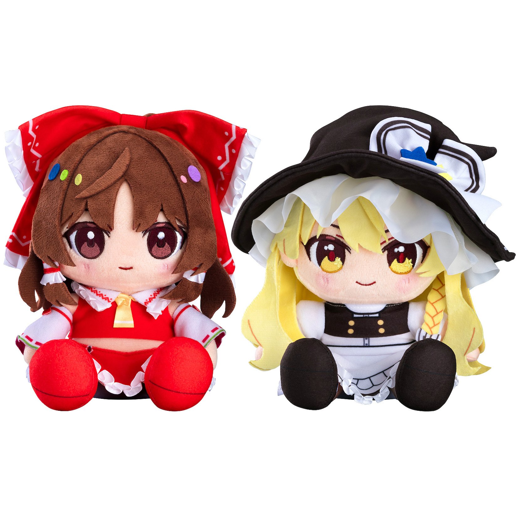 Touhou Lost Word Chocopuni Plushie Reimu/Marisa (Re-run) - Tokyo Otaku ...