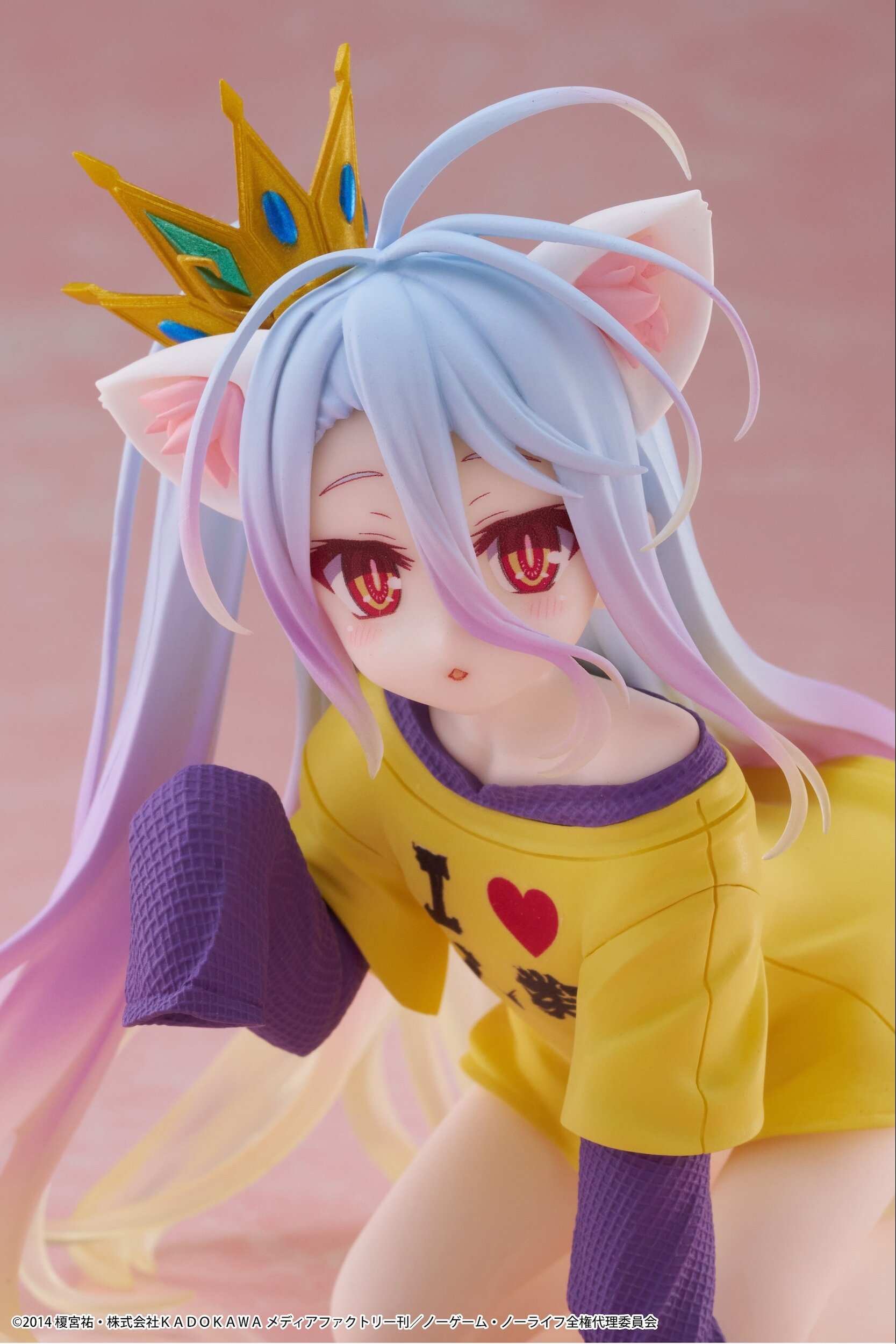 Desktop Cute Figure No Game No Life Shiro: Cat Ear T-Shirt Ver. - Tokyo ...