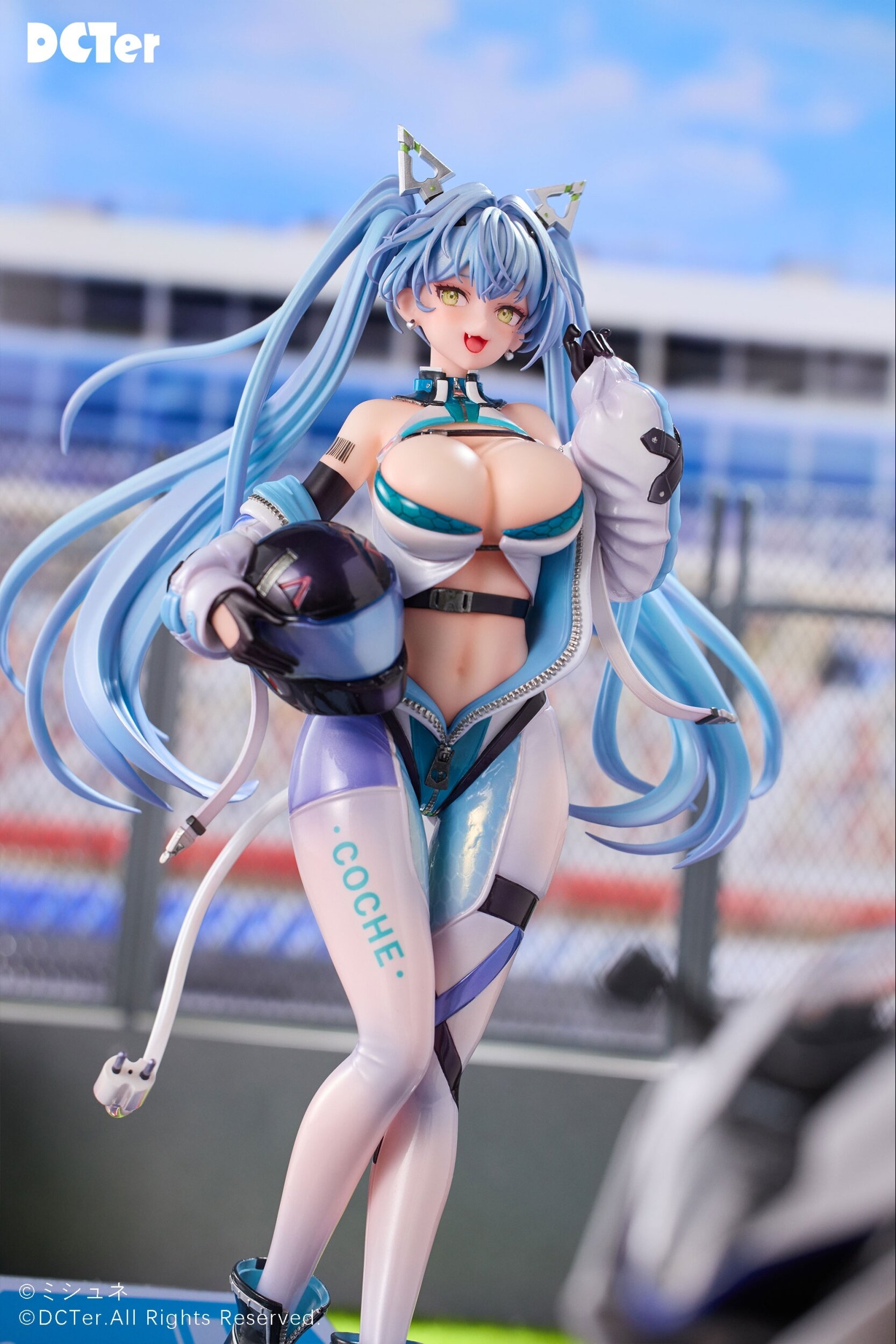 Misyune Illustration Motorcycle Girl Aila 1/7 Scale Figure: Shenzhen Mabell Animation ...