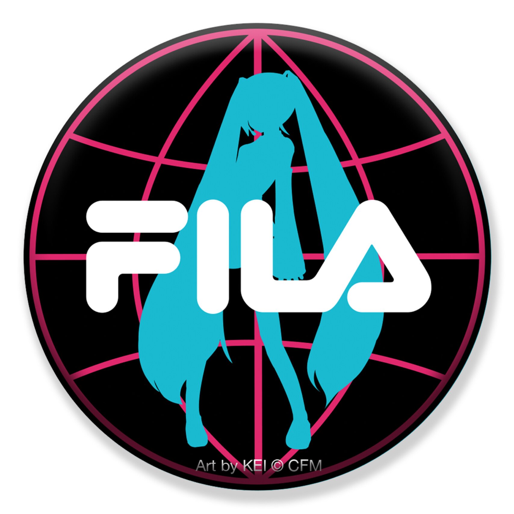 HATSUNE MIKU EXPO 10th Anniversary MV Model FILA x Hatsune Miku Twister ...