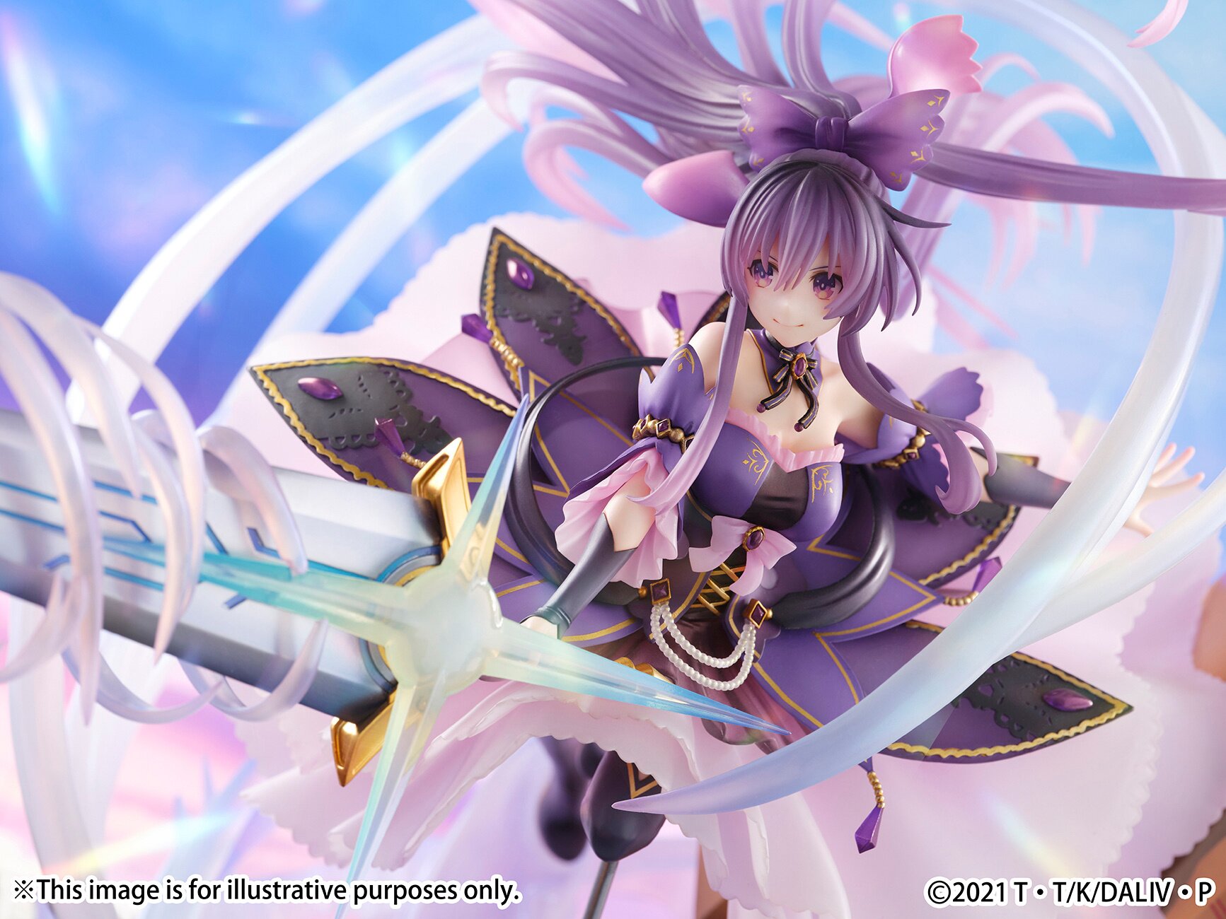 Date A Live IV Tohka Yatogami: Princess Amethyst Dress Ver. 1/7 Scale ...