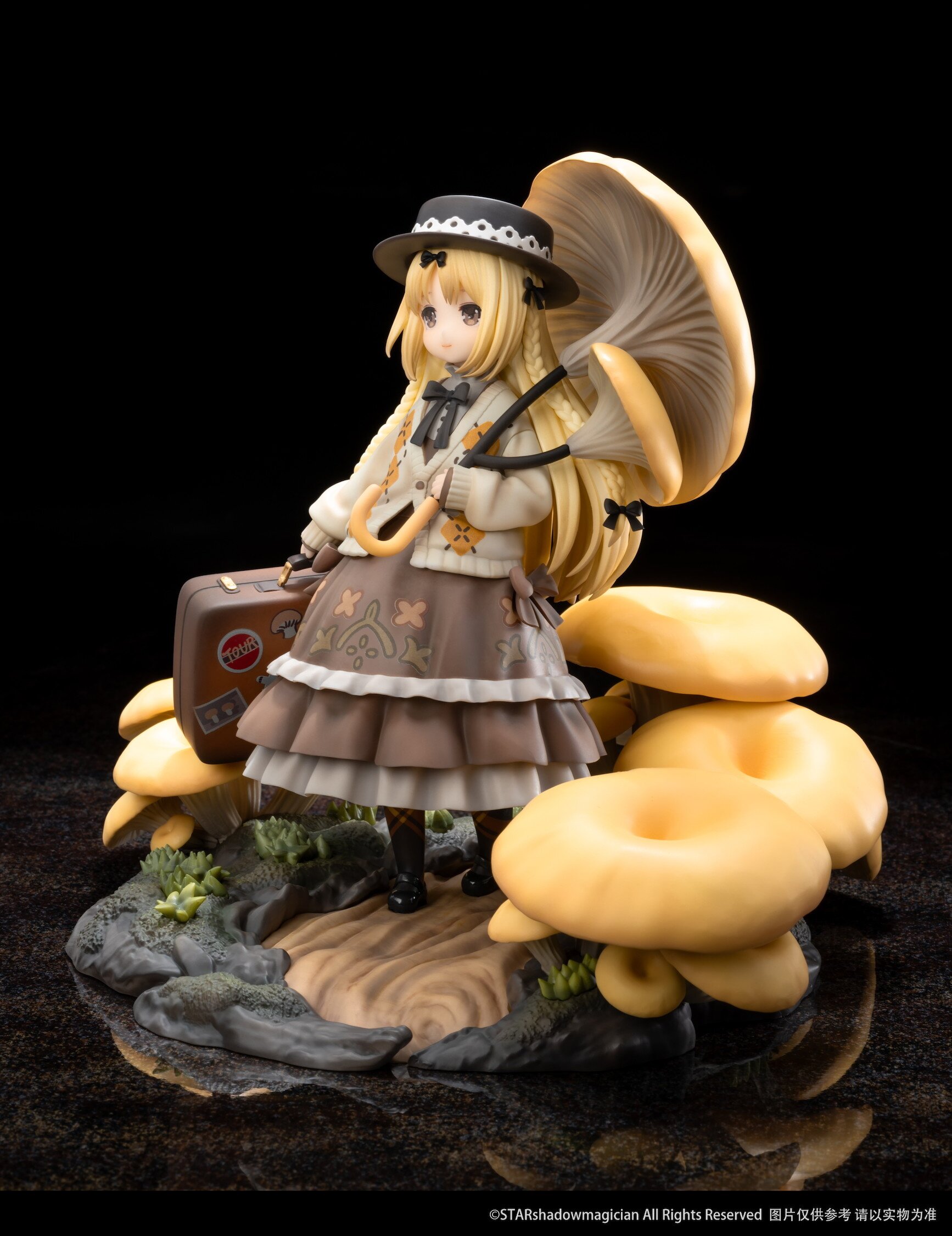 The Mushroom Girls Series No. 3 Pleurotus Citrinopileatus 1/1 Scale Figure: Reverse Studio 16% ...