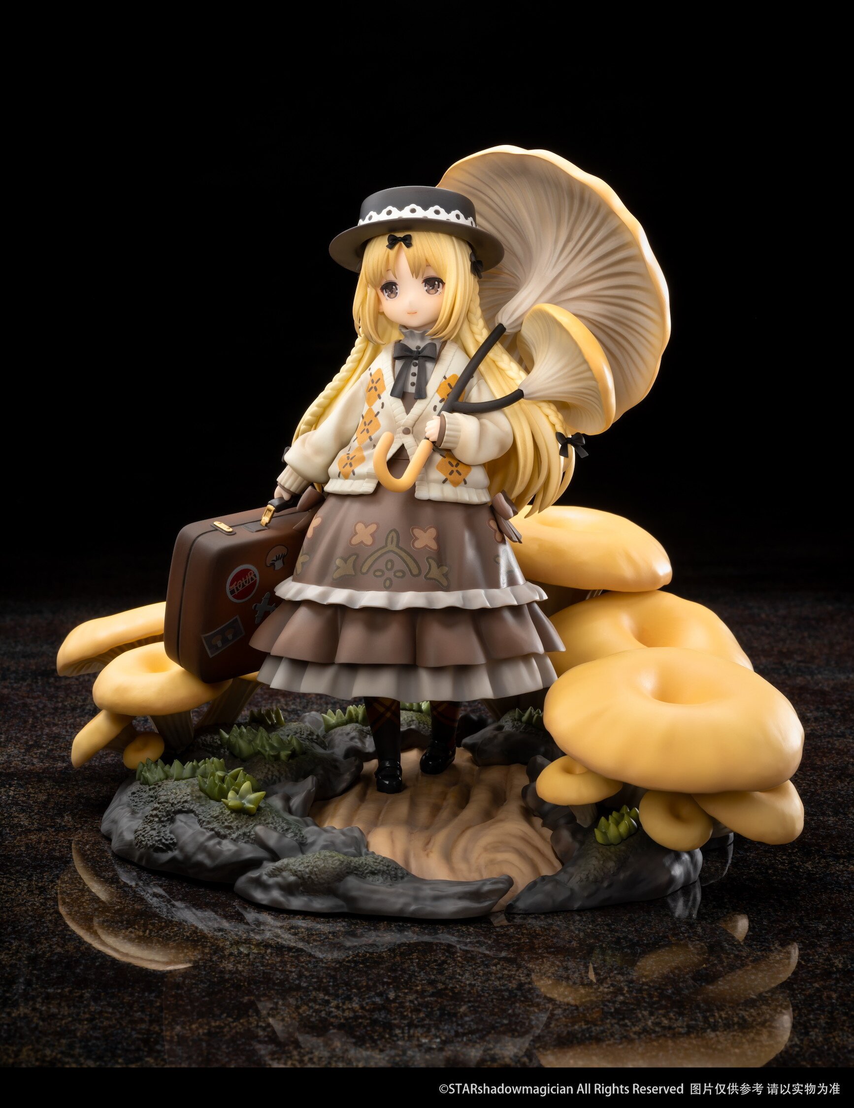 The Mushroom Girls Series No. 3 Pleurotus Citrinopileatus 1/1 Scale Figure: Reverse Studio 16% ...