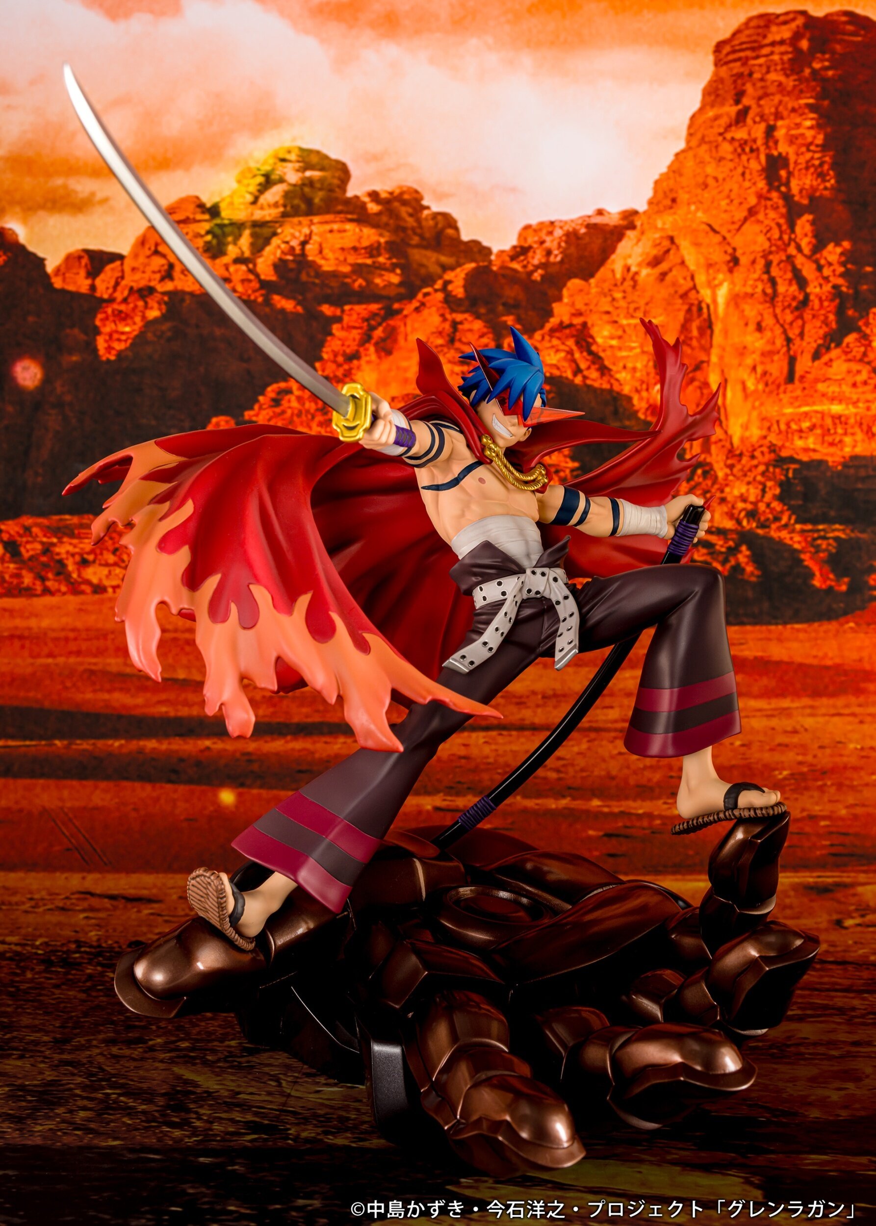 Tengen Toppa Gurren Lagann Kamina & Gurren 1/7 Scale Figure - Tokyo ...