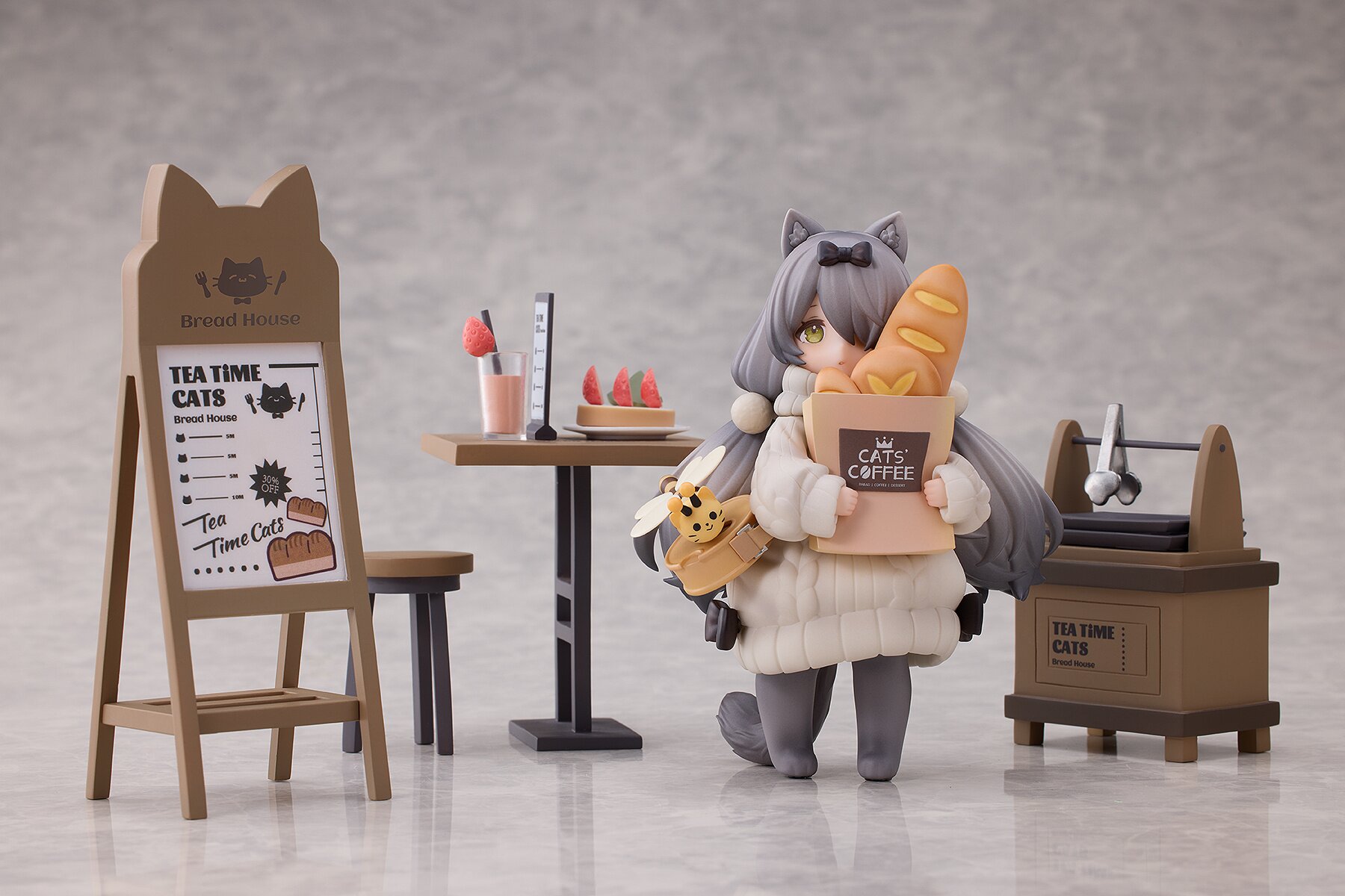 Decorated Life Collection Series Tea Time Cats: Nyan-machi Bakery Clerk ...