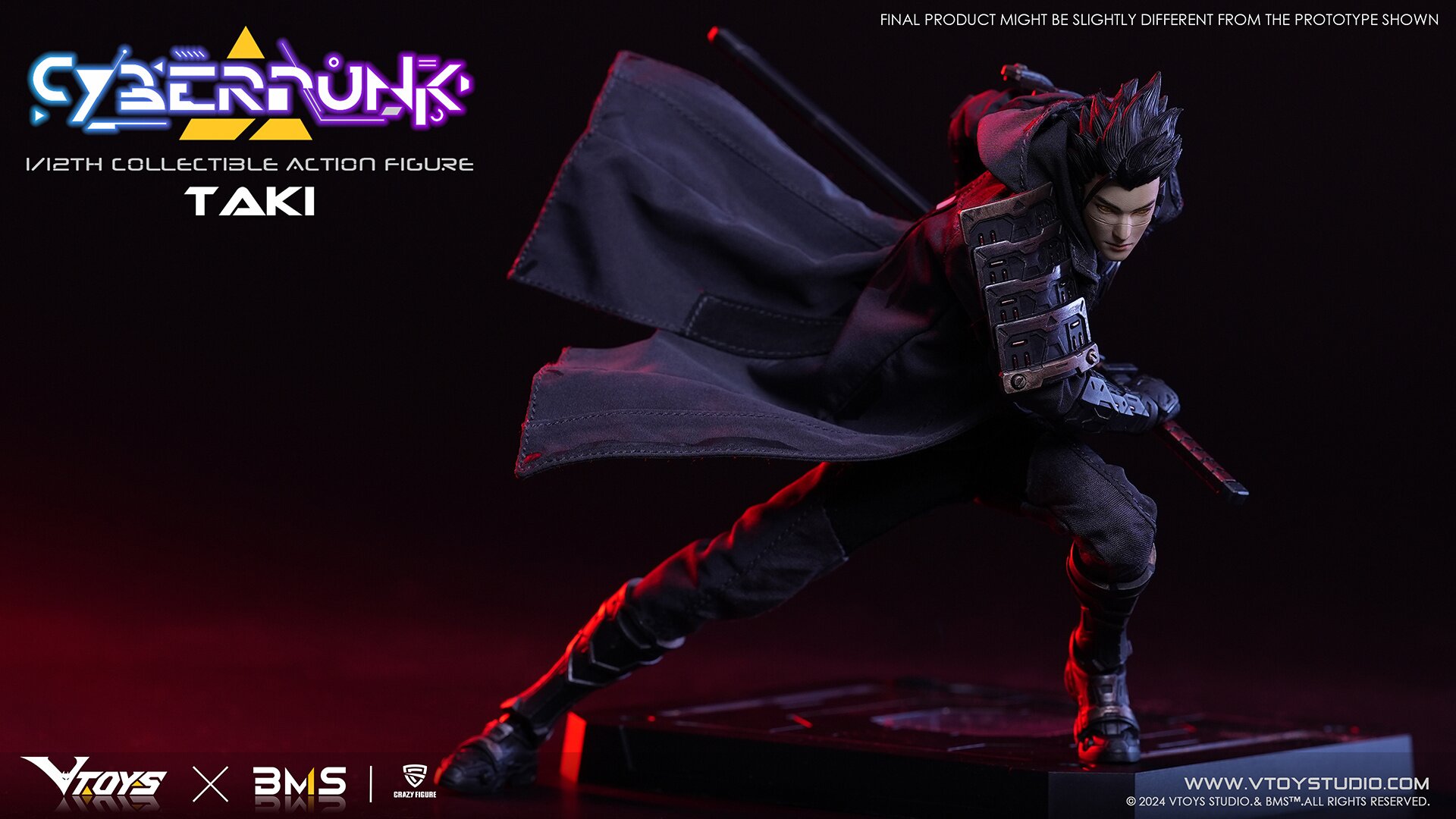 Cyberpunk Series Samurai Taki 1/12 Scale Action Figure: Vtoys 19% OFF ...