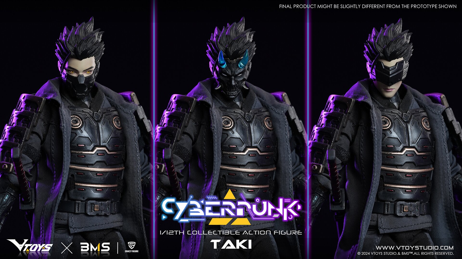 Cyberpunk Series Samurai Taki 1/12 Scale Action Figure: Vtoys 19% OFF ...
