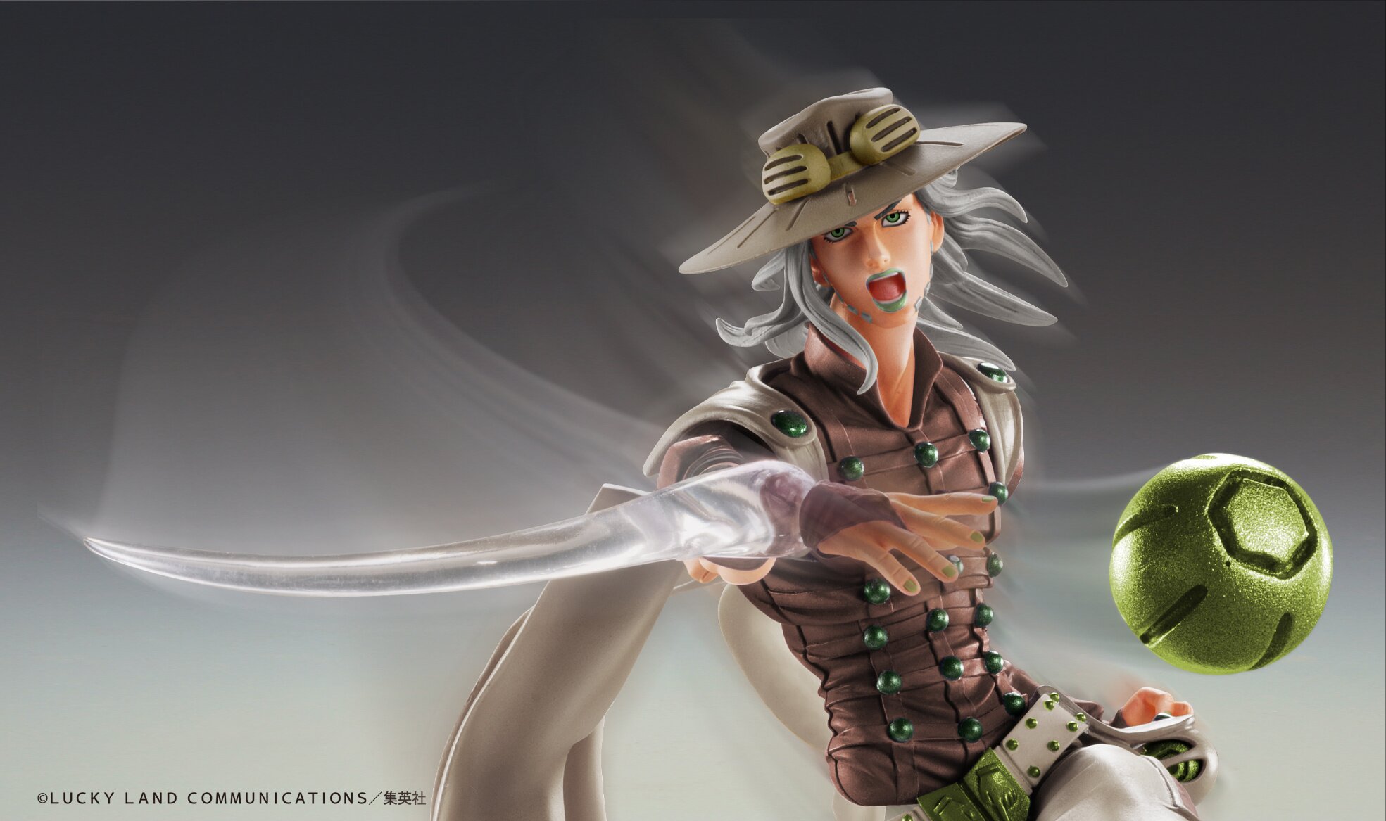 Super Action Statue Jojo's Bizarre Adventure Part 7 Steel Ball Run Gyro ...