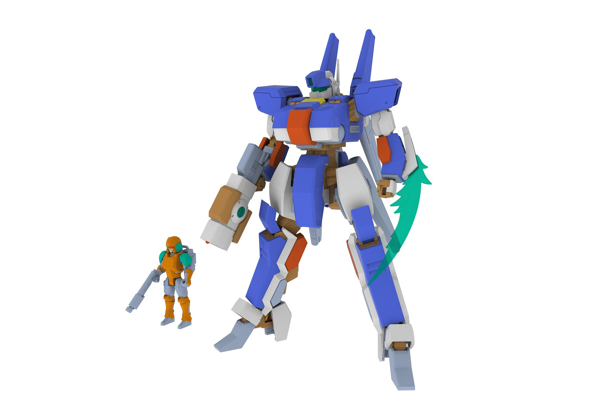 5inch Mechanism Rohga: Armor Force Type 02 Tenrai 1/35 Scale Plastic ...