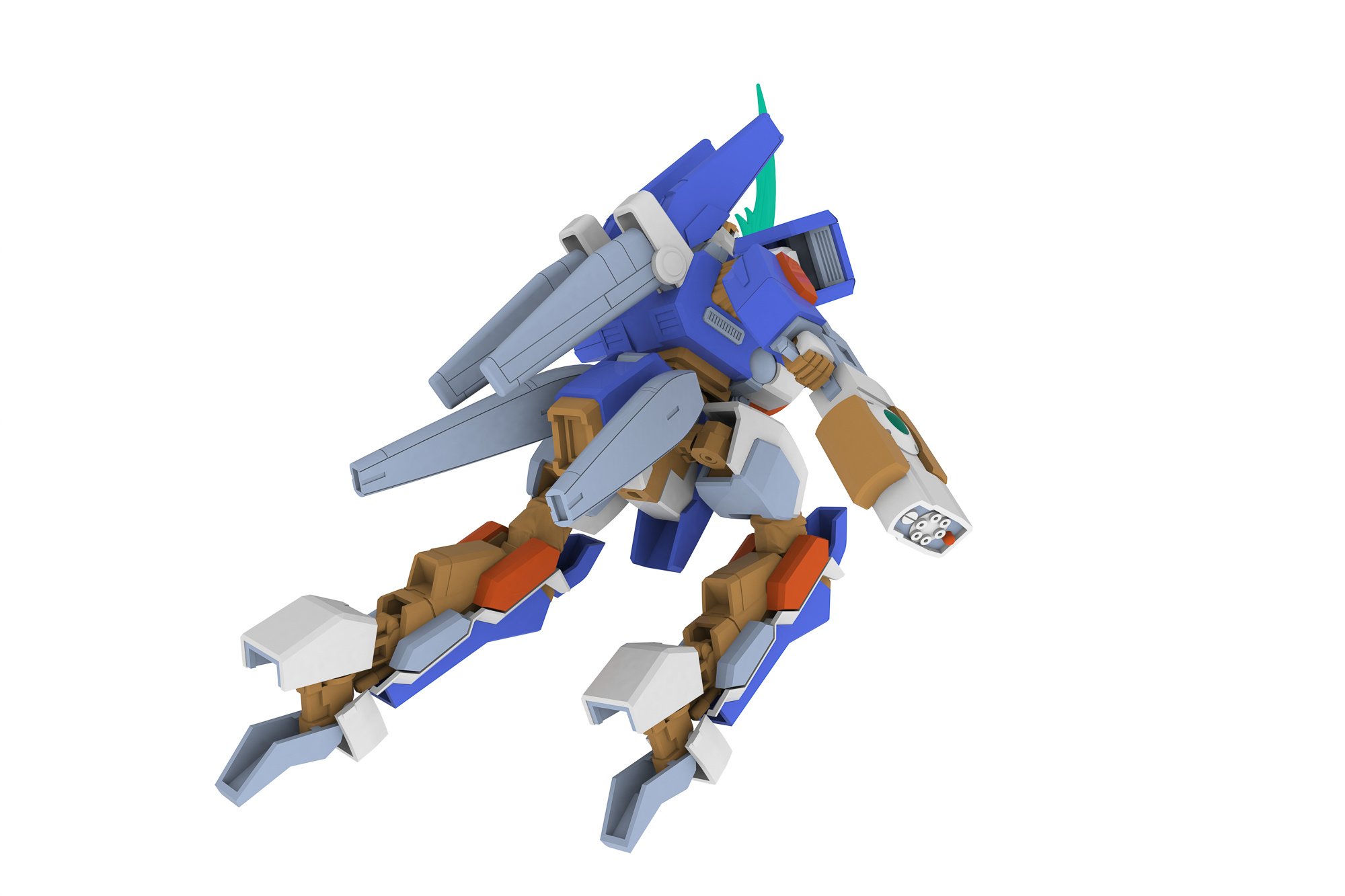 5inch Mechanism Rohga: Armor Force Type 02 Tenrai 1/35 Scale Plastic ...