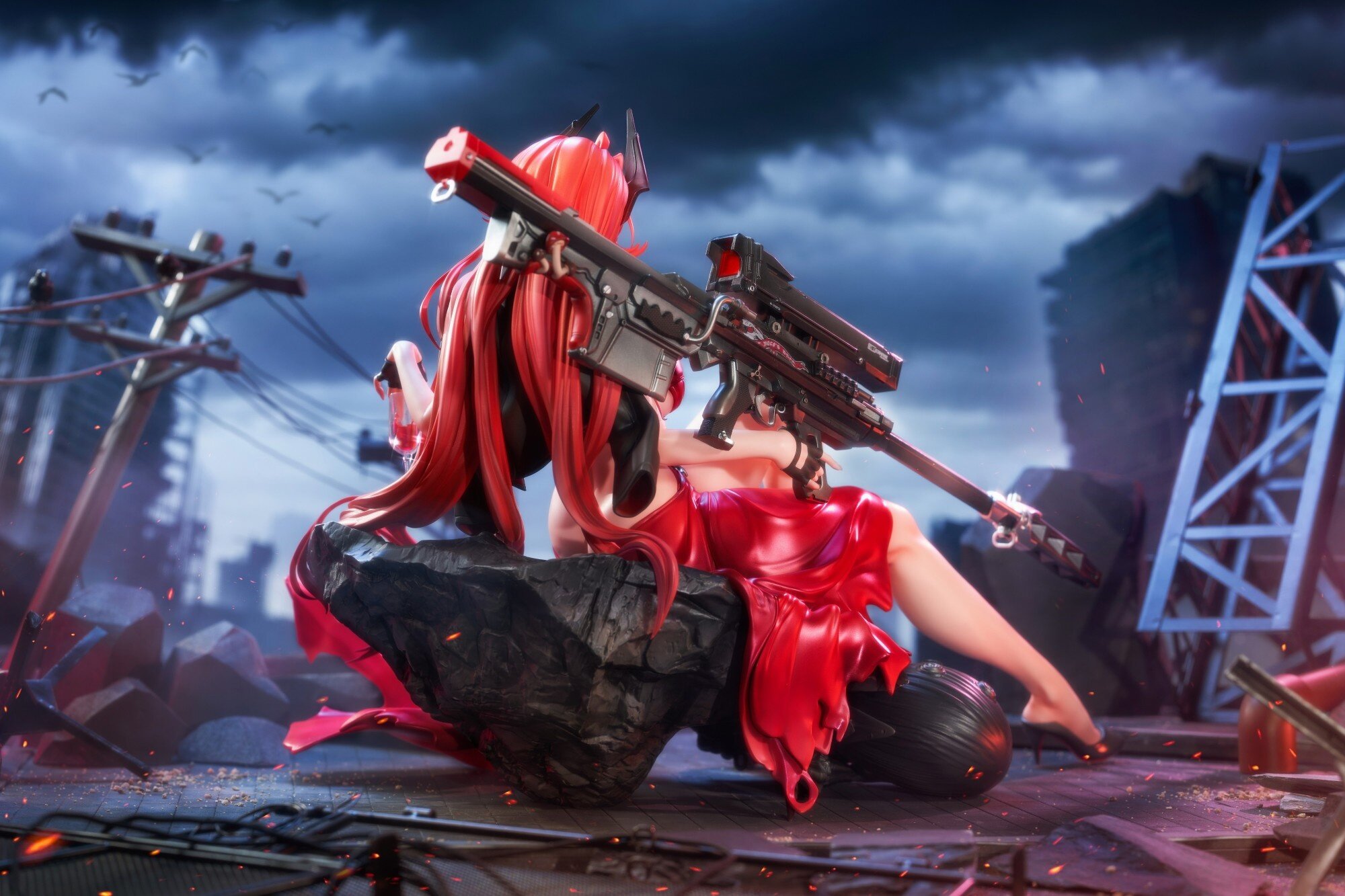 Goddess of Victory: Nikke Red Hood: Nonsense Red Ver. Standard Edition 1/4 Scale Figure: Hobby ...