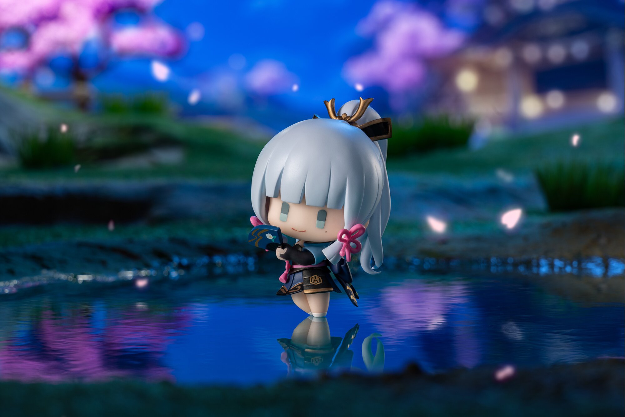 Genshin Impact Battle Scene Series Lightning Edition Trading Figure Set ...