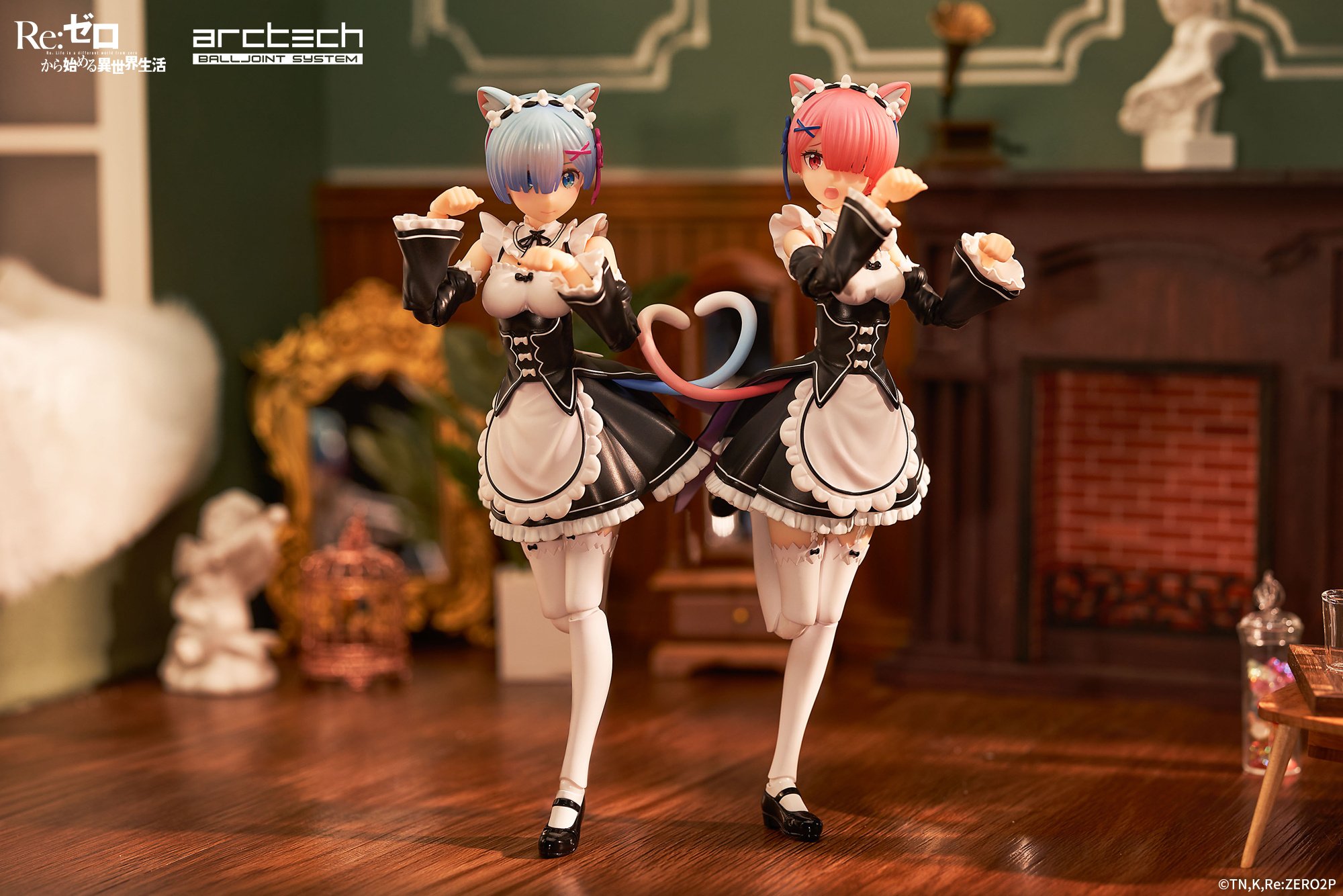 Arctech Series Re:ZERO -Starting Life in Another World- Ram & Rem Set 1 ...