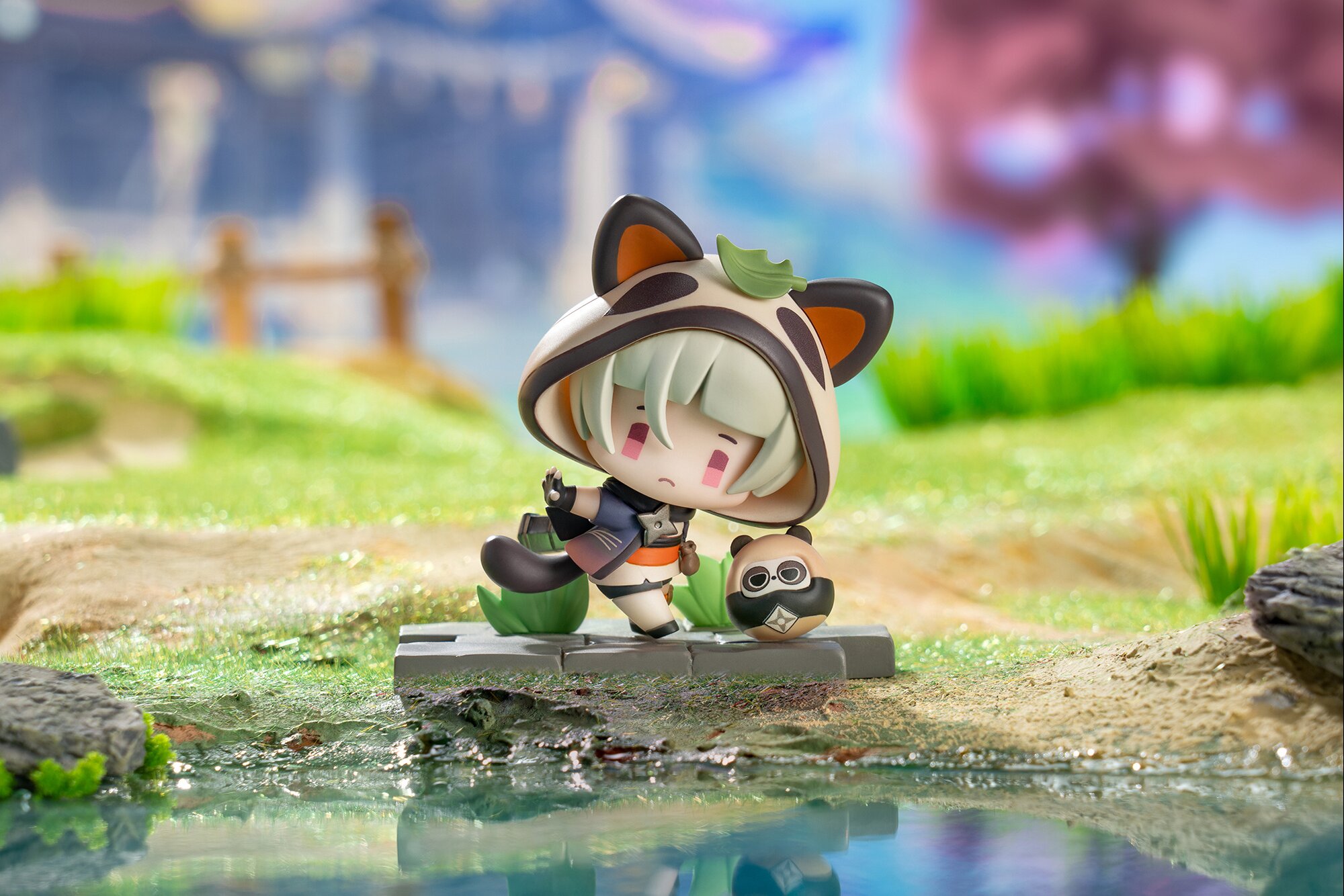 Genshin Impact Battle Scene Series Lightning Edition Trading Figure Set ...