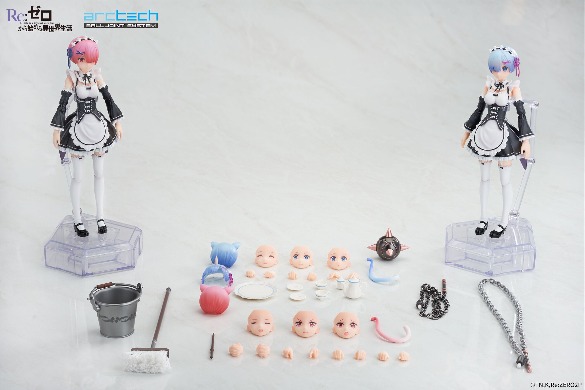 Arctech Series Re:ZERO -Starting Life in Another World- Ram & Rem Set 1 ...