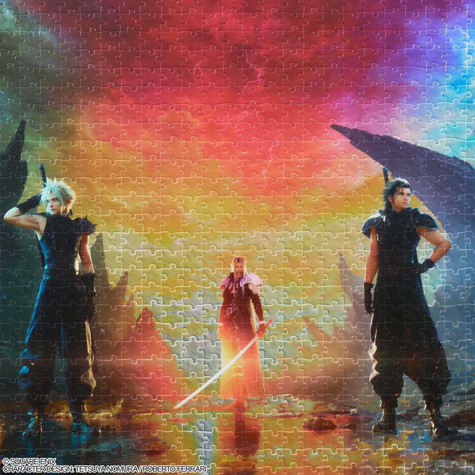 Final Fantasy VII Rebirth 1000-Piece Jigsaw Puzzle Key Visual: SQUARE ...