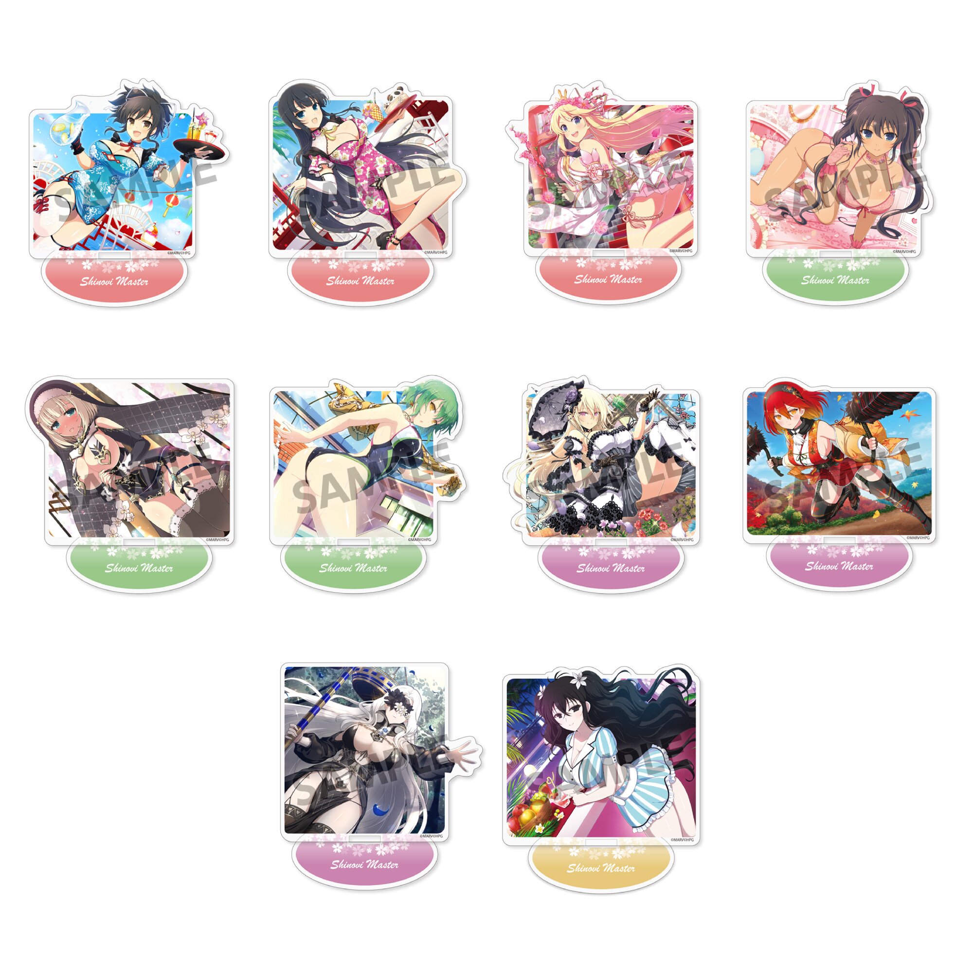 Shinobi Master Senran Kagura: New Link Acrylic Figure: Hobby Stock 100% ...