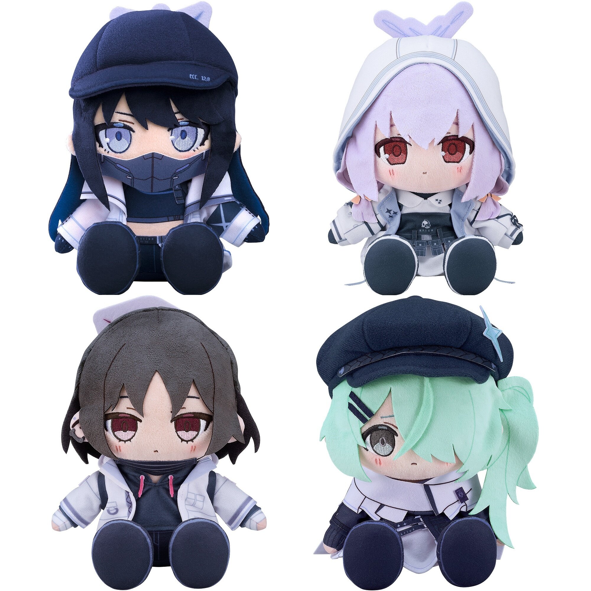 Blue Archive Chocopuni Plushie Saori/Atsuko/Misaki/Hiyori: Good Smile ...