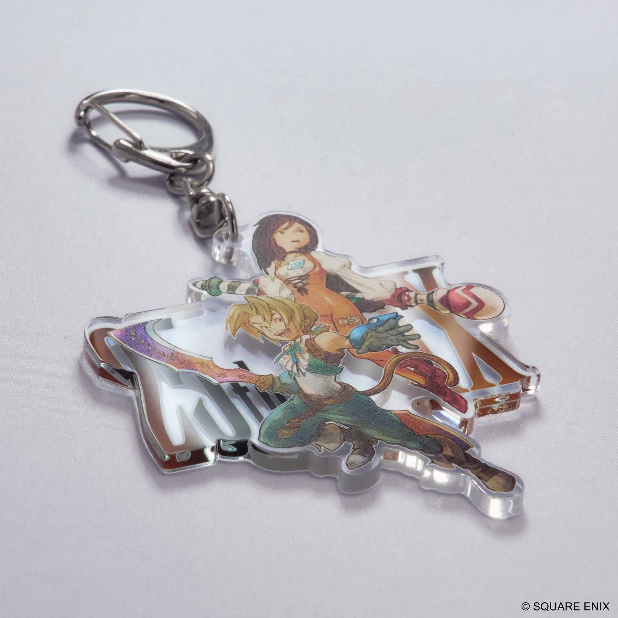 Final Fantasy IX 25th Anniversary Acrylic Keychain Zidane & Garnet ...