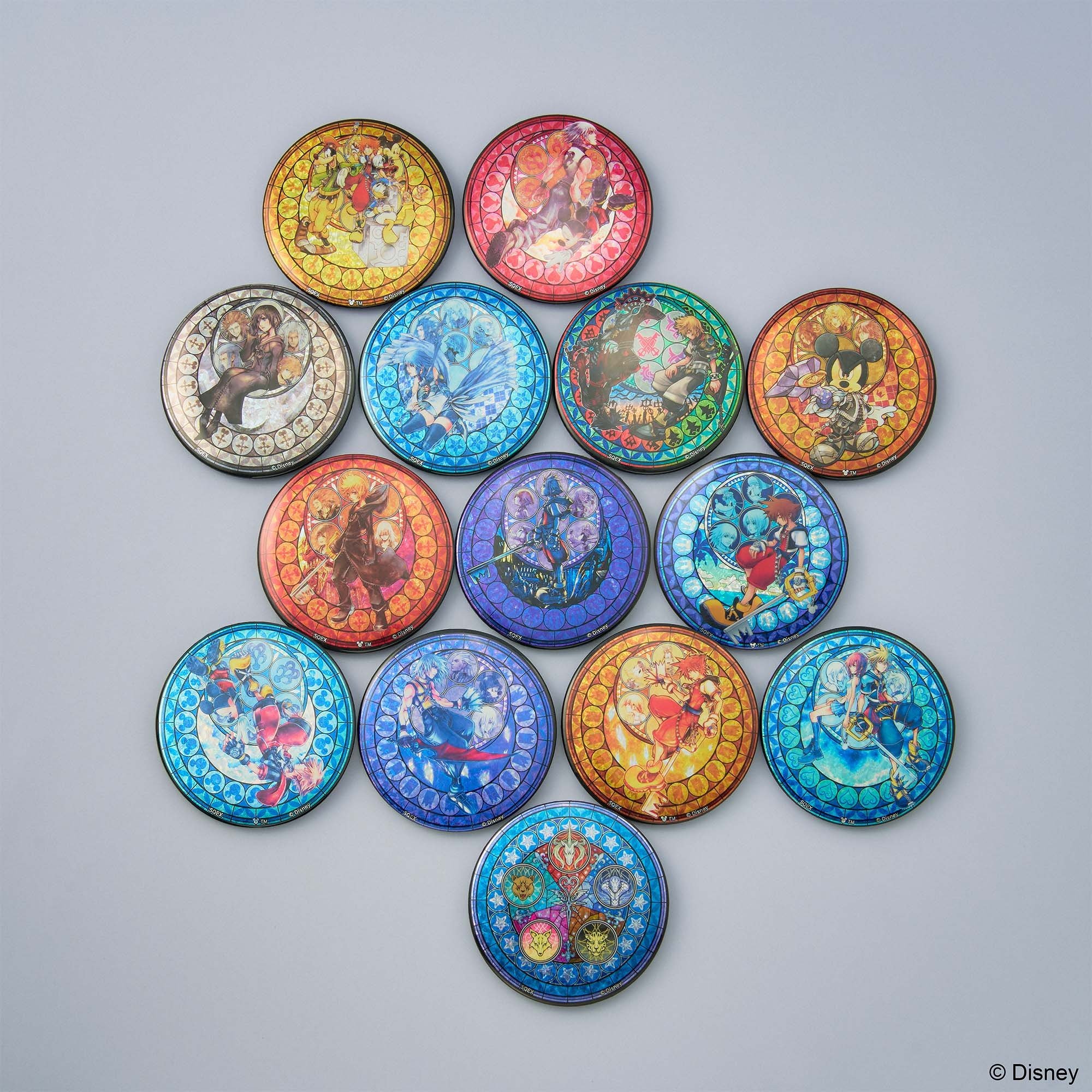 Kingdom Hearts Tin Badge Collection Plus Box Set: SQUARE ENIX - Tokyo ...