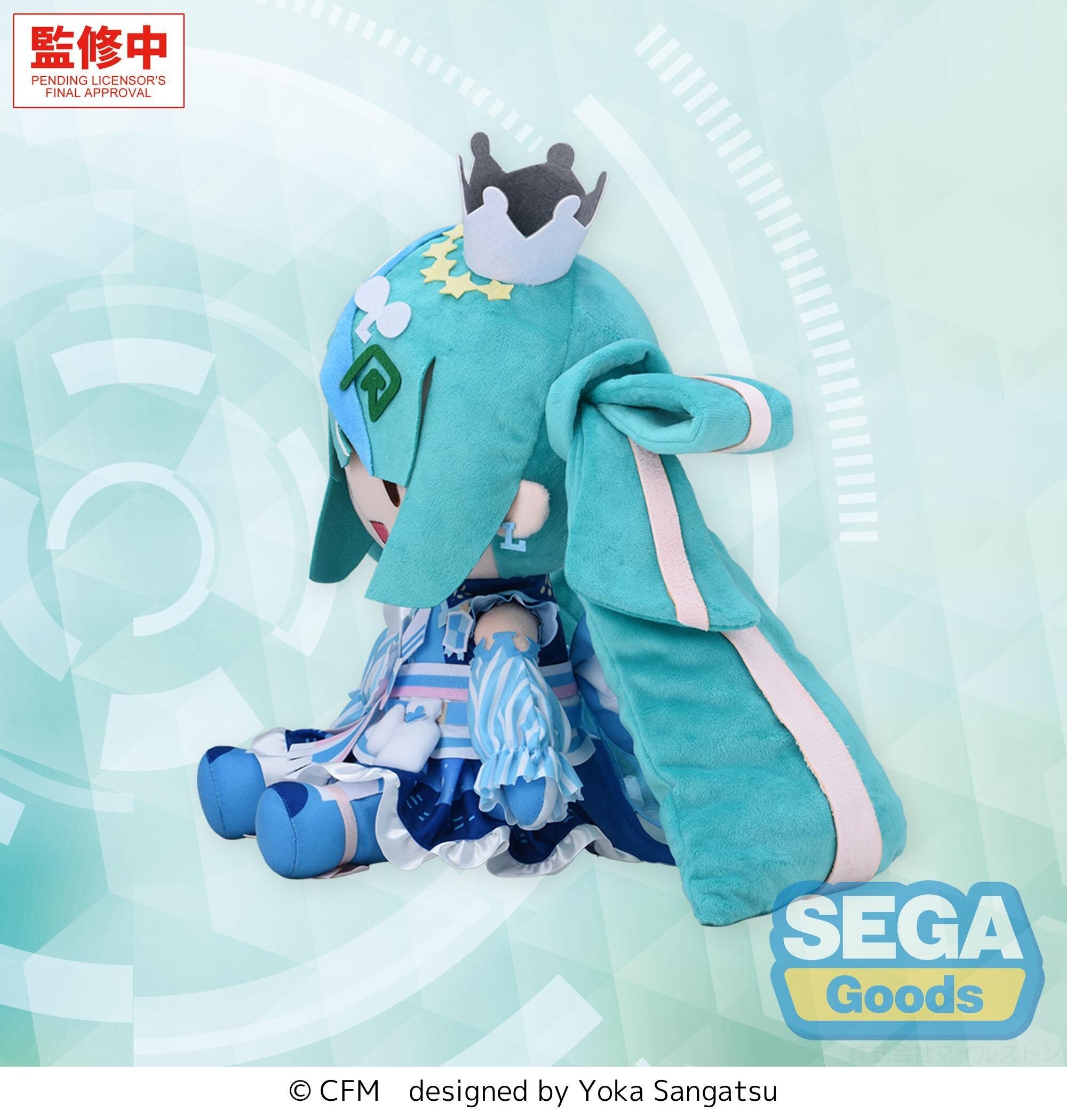 Hatsune Miku: Lawson 50th Anniversary Special Live Fuwapuchi Plushie L ...