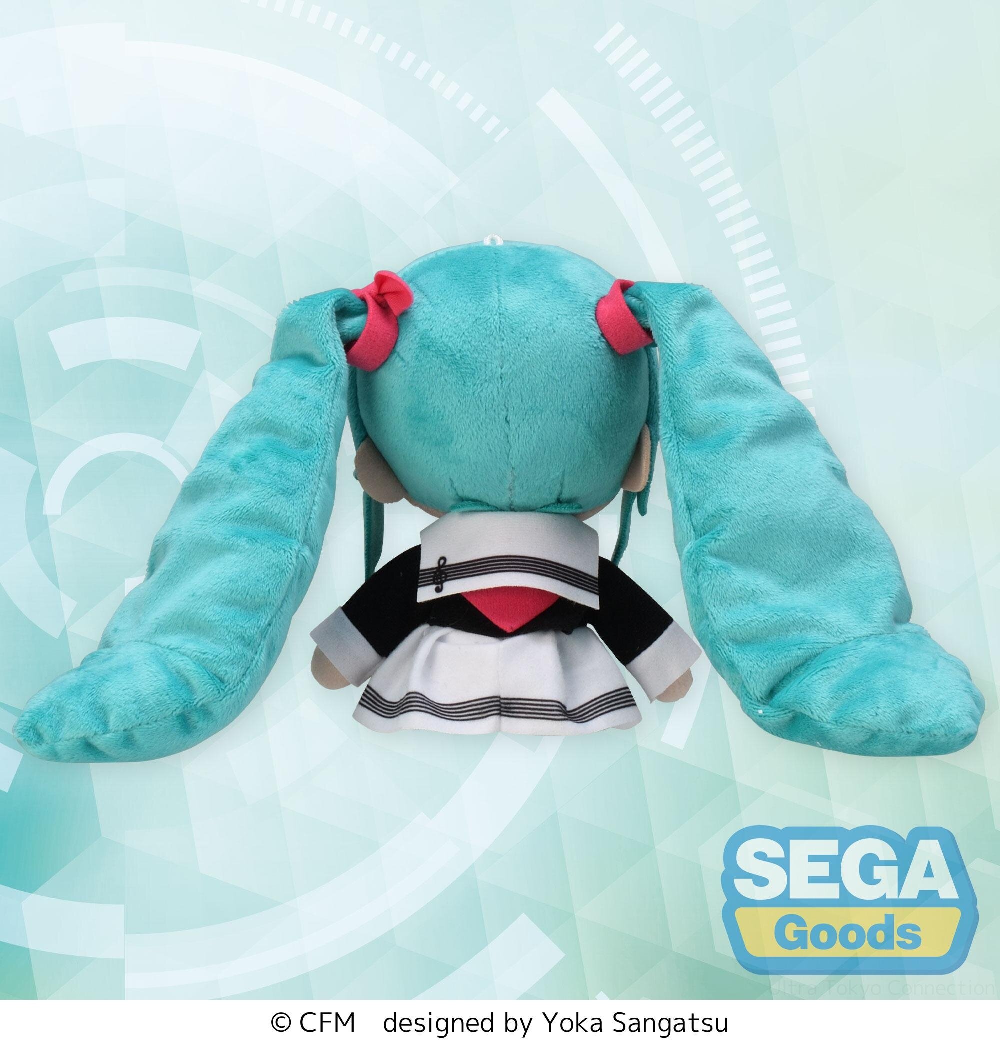 Hatsune Miku: Uniform Ver. Fuwapuchi Mini Plushie EX: Sega - Tokyo ...