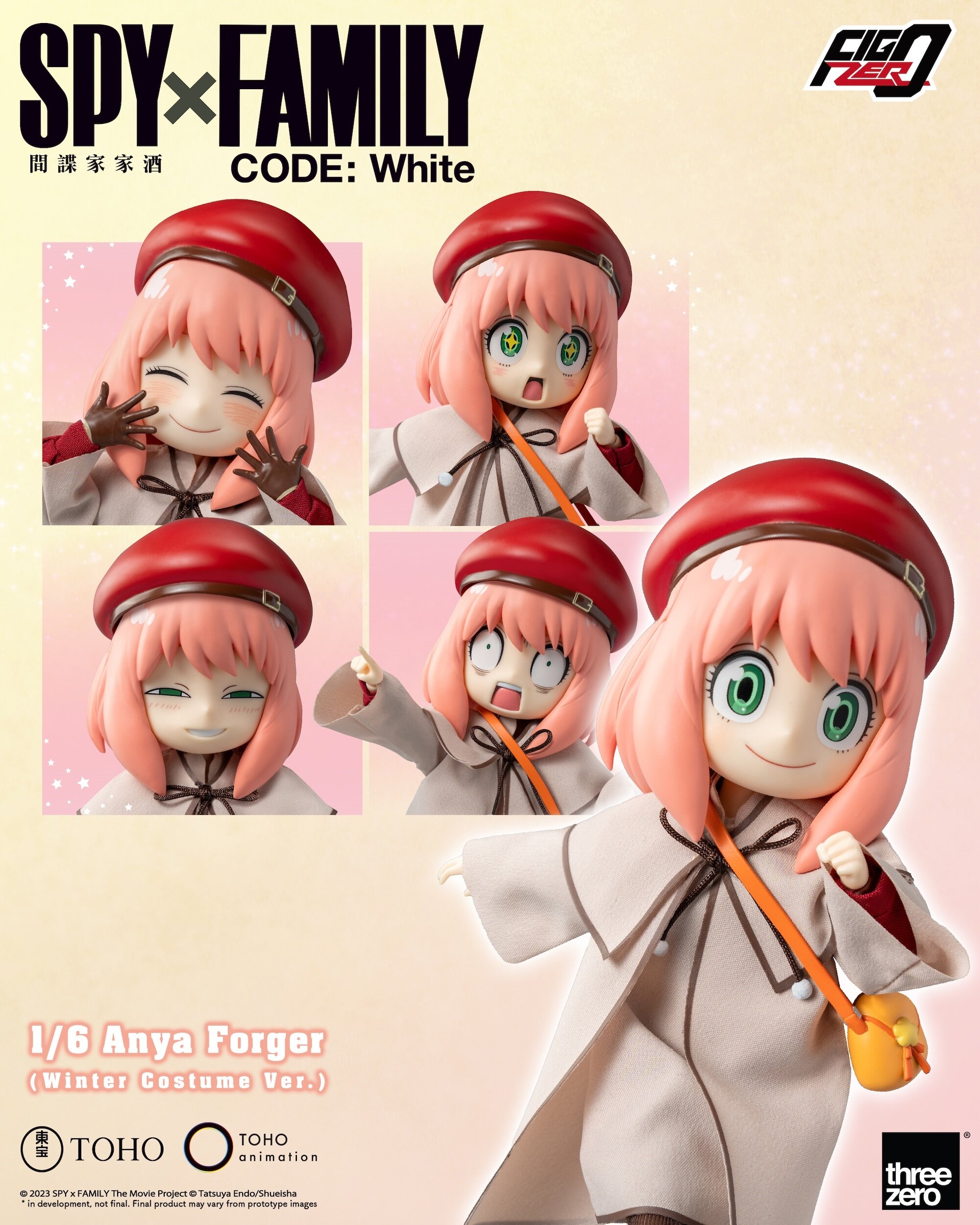 FigZero Spy x Family Code: White Anya Forger: Winter Costume Ver. 1/6 ...