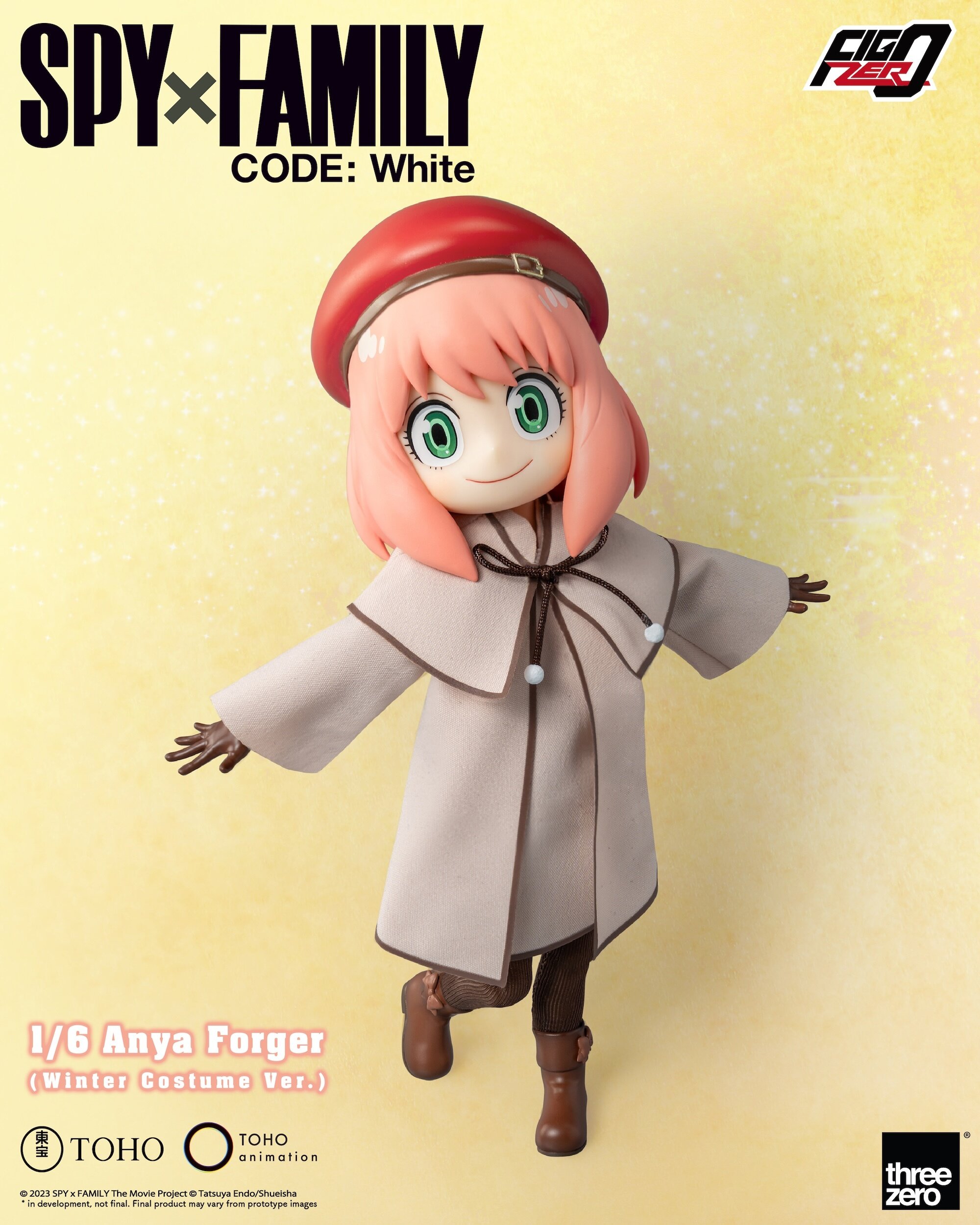 FigZero Spy x Family Code: White Anya Forger: Winter Costume Ver. 1/6 Scale Figure - Tokyo Otaku ...