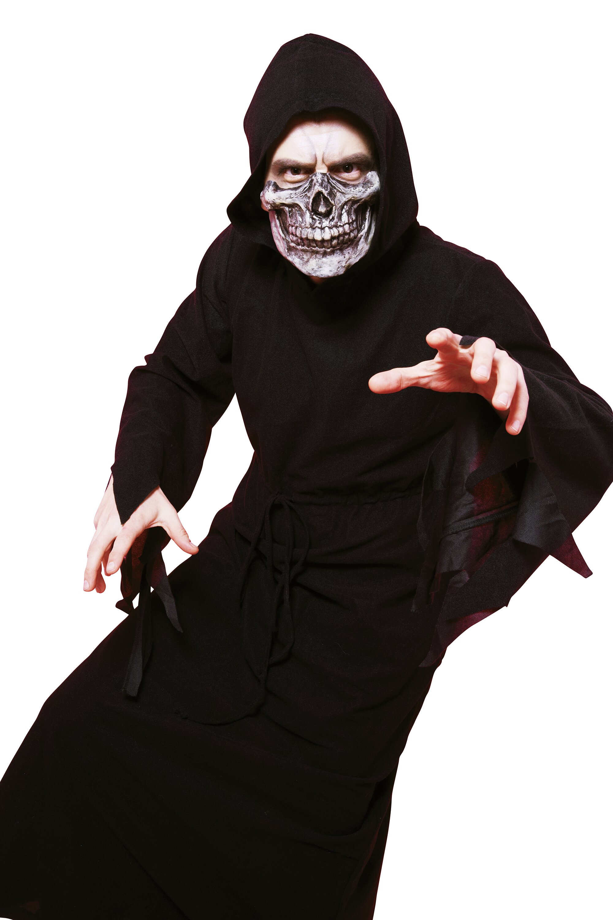 Realistic Skull Half Mask w/ Costume - Tokyo Otaku Mode (TOM)