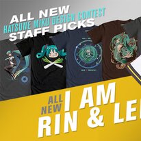 New Rin and Len T-Shirts Expand WeLoveFine’s Vocaloid “I Am” Apparel ...
