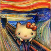 Is Hello Kitty in “The Scream”?! New Hello Kitty Artbook Features ...