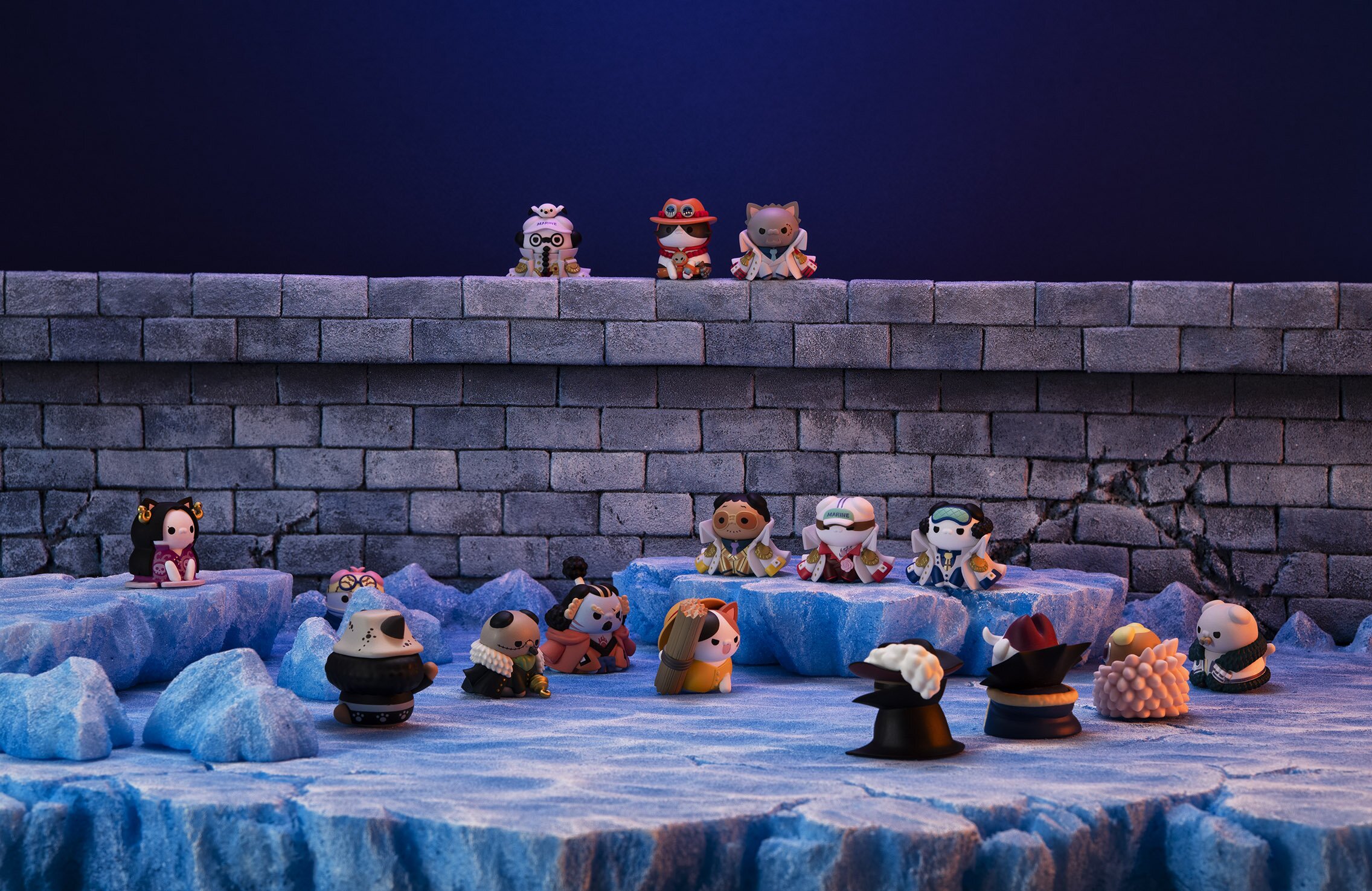 Mega Cat Project One Piece Nyan Piece Nyan! Ver. Luffy vs Marines ...