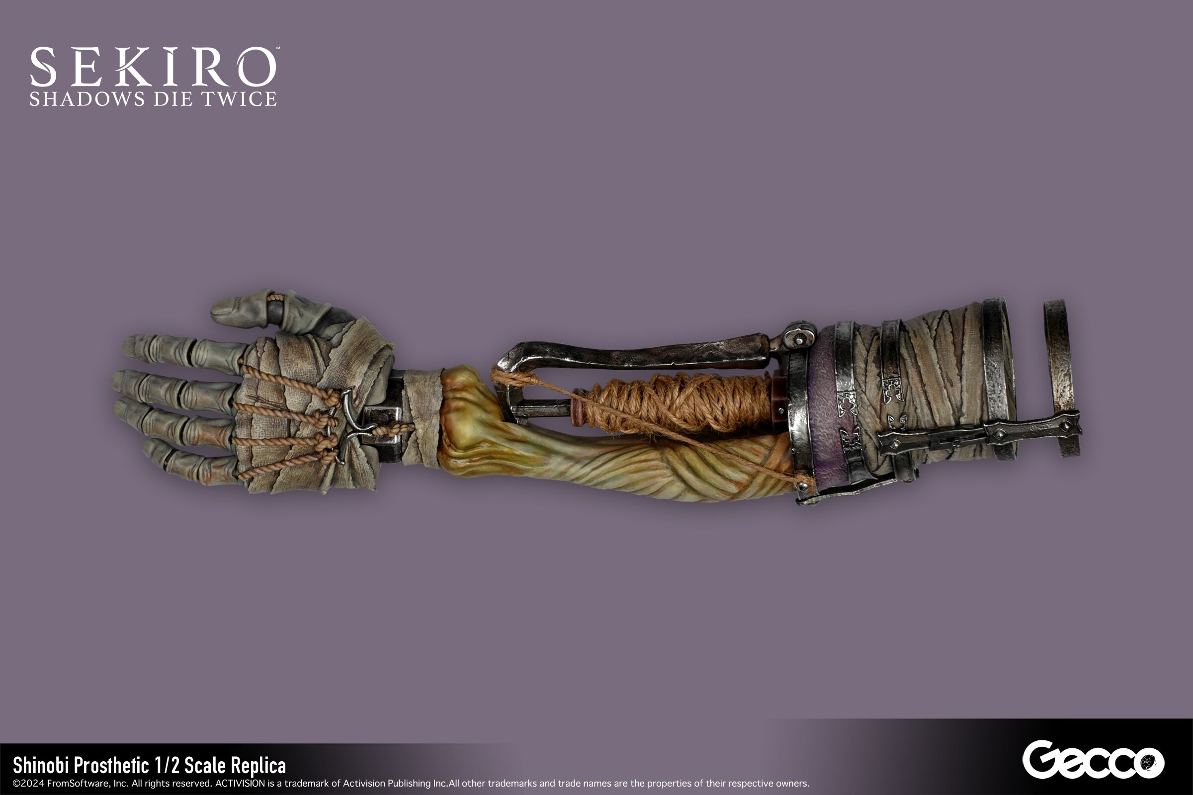 Sekiro: Shadows Die Twice Shinobi Prosthetic 1/2 Scale Replica Figure ...