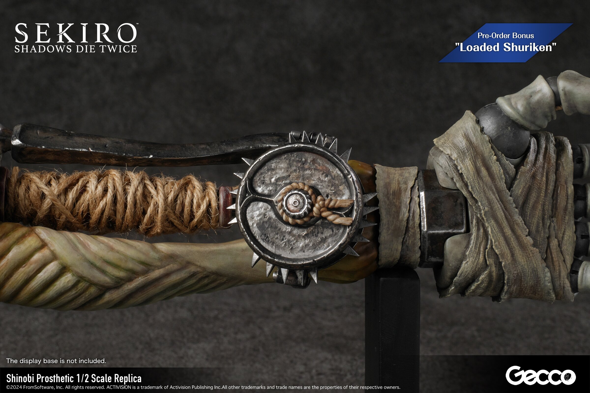 Sekiro: Shadows Die Twice Shinobi Prosthetic 1/2 Scale Replica Figure ...