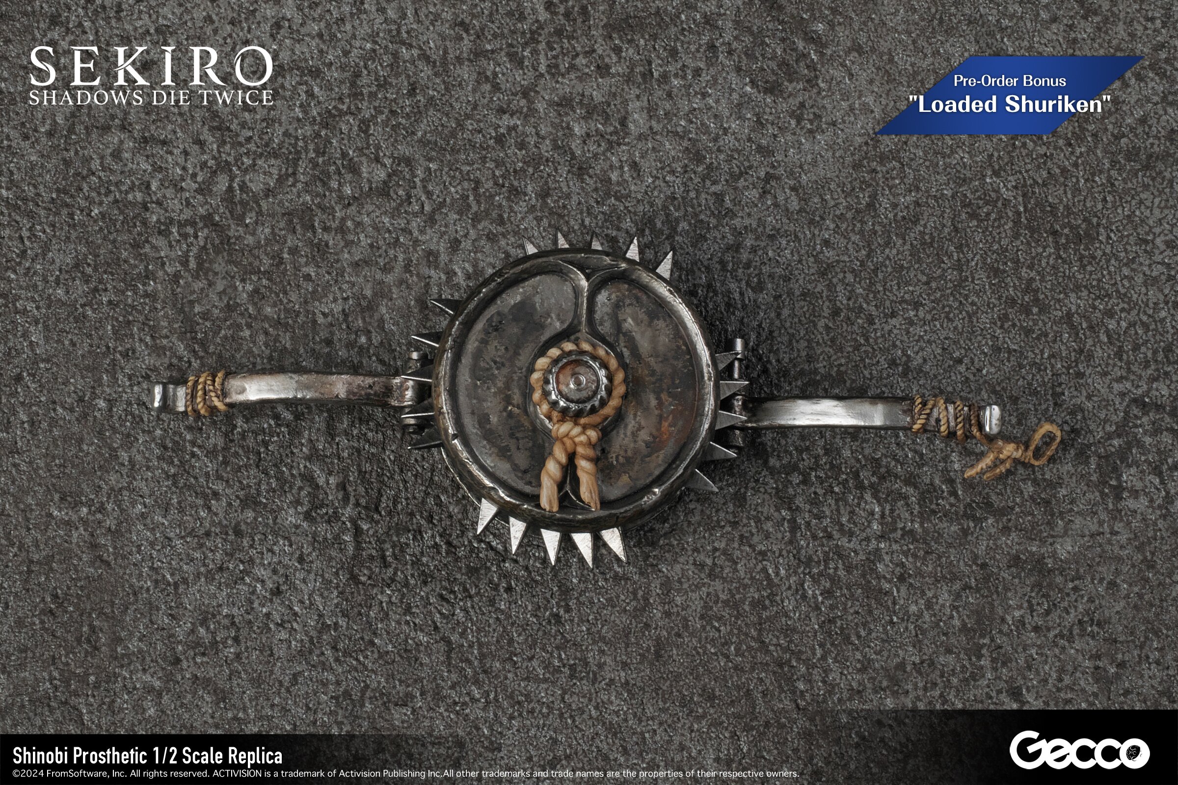 Sekiro: Shadows Die Twice Shinobi Prosthetic 1/2 Scale Replica Figure ...