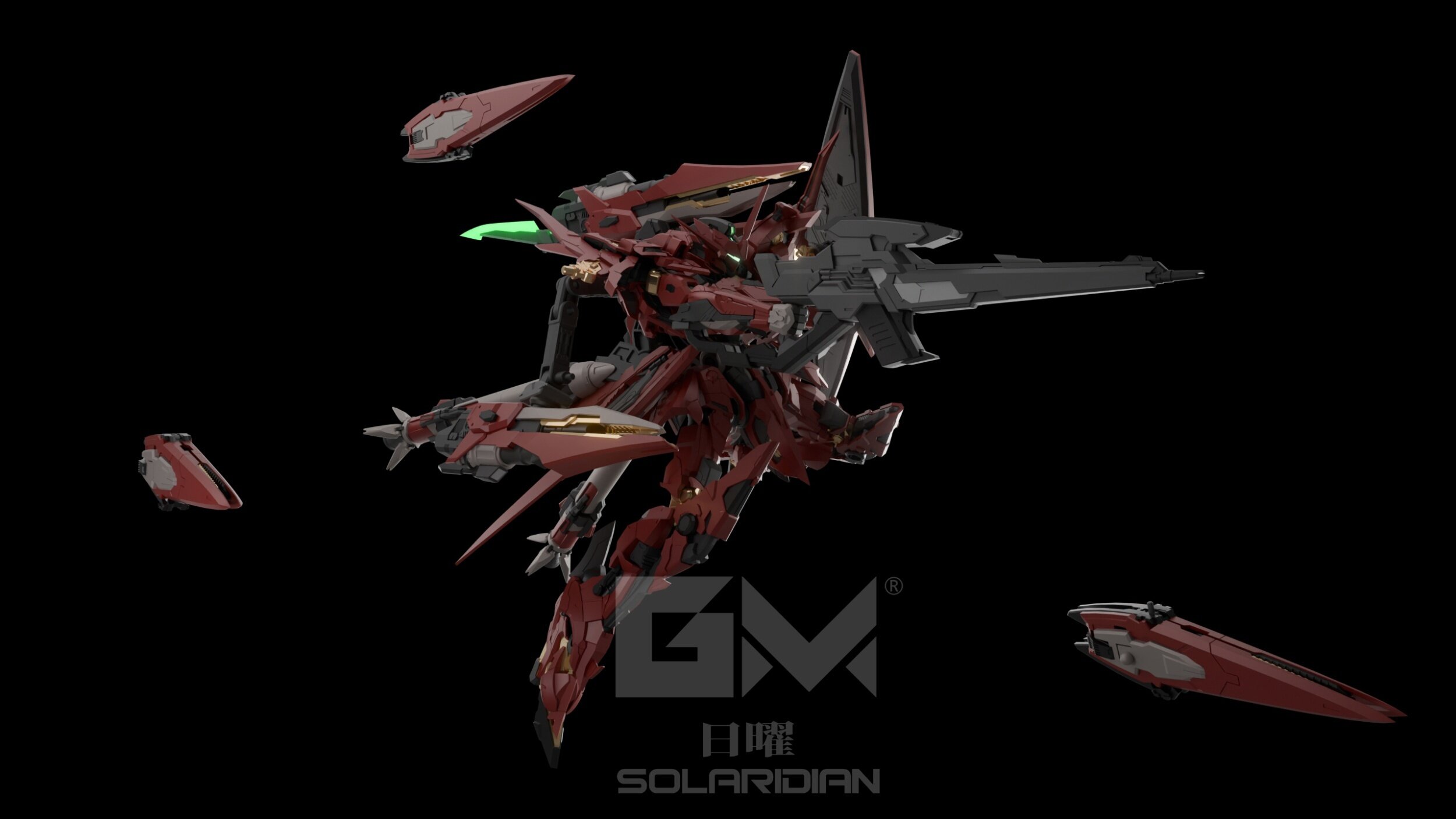 Solaridian 1/72 Scale Plastic Model Kit - Tokyo Otaku Mode (TOM)