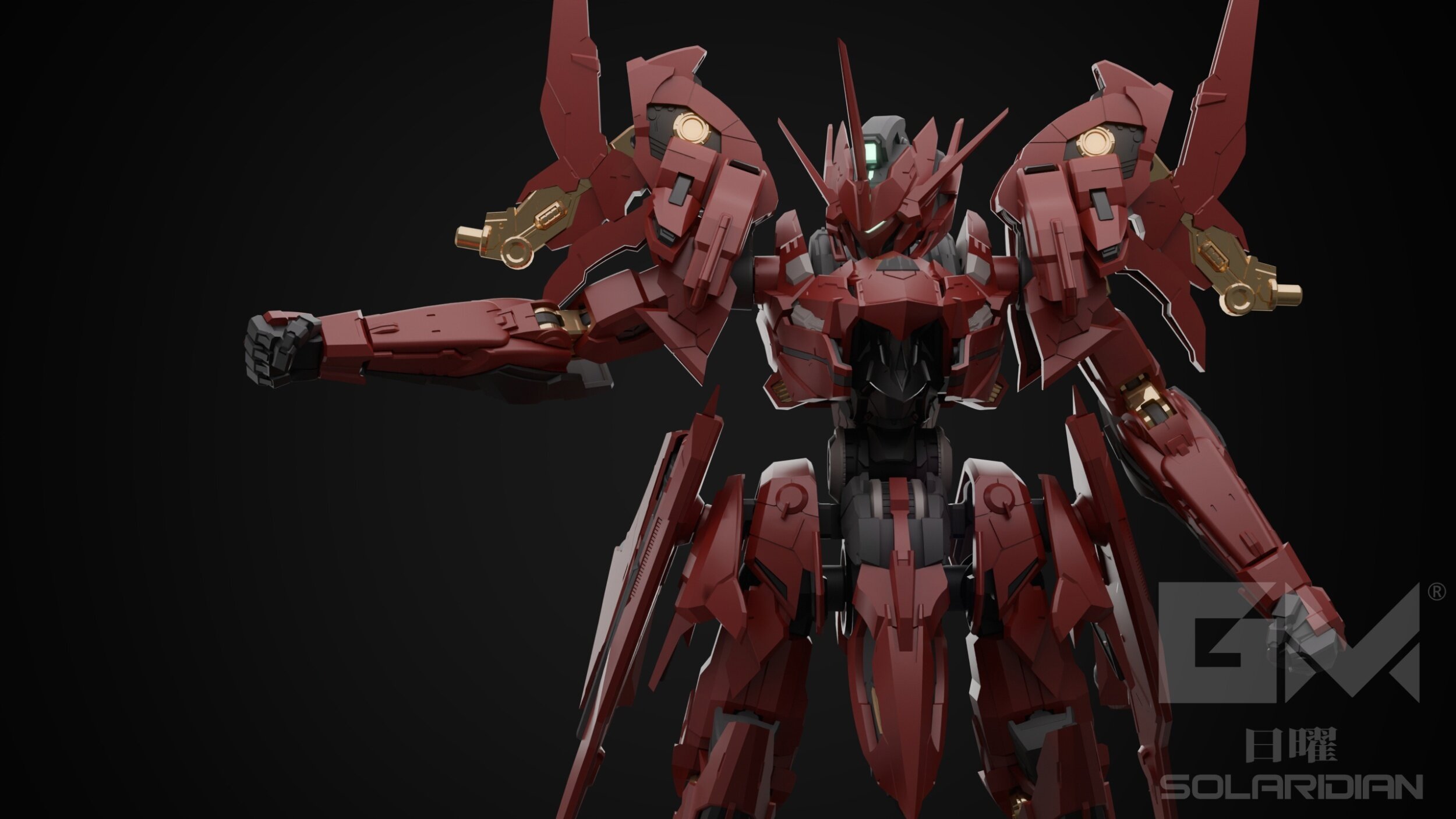 Solaridian 1/72 Scale Plastic Model Kit - Tokyo Otaku Mode (TOM)