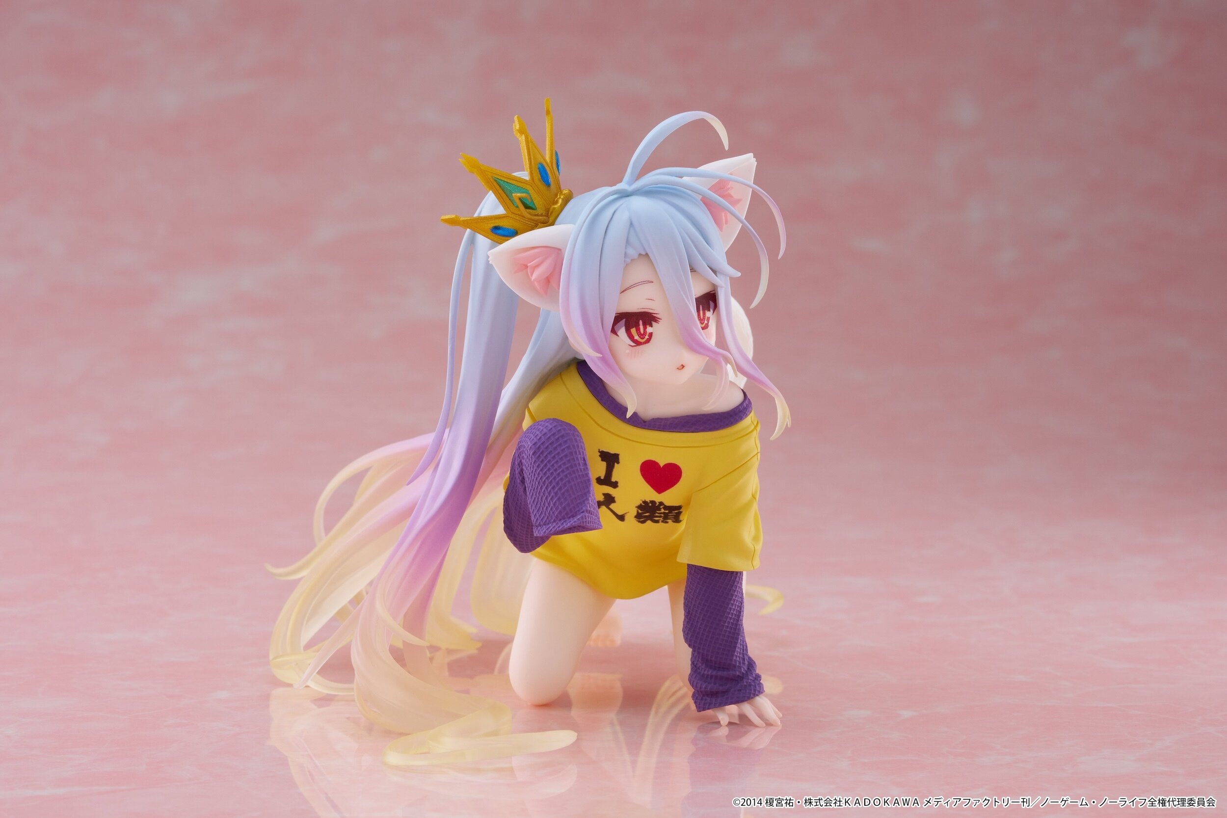 Desktop Cute Figure No Game No Life Shiro: Cat Ear T-Shirt Ver. - Tokyo ...