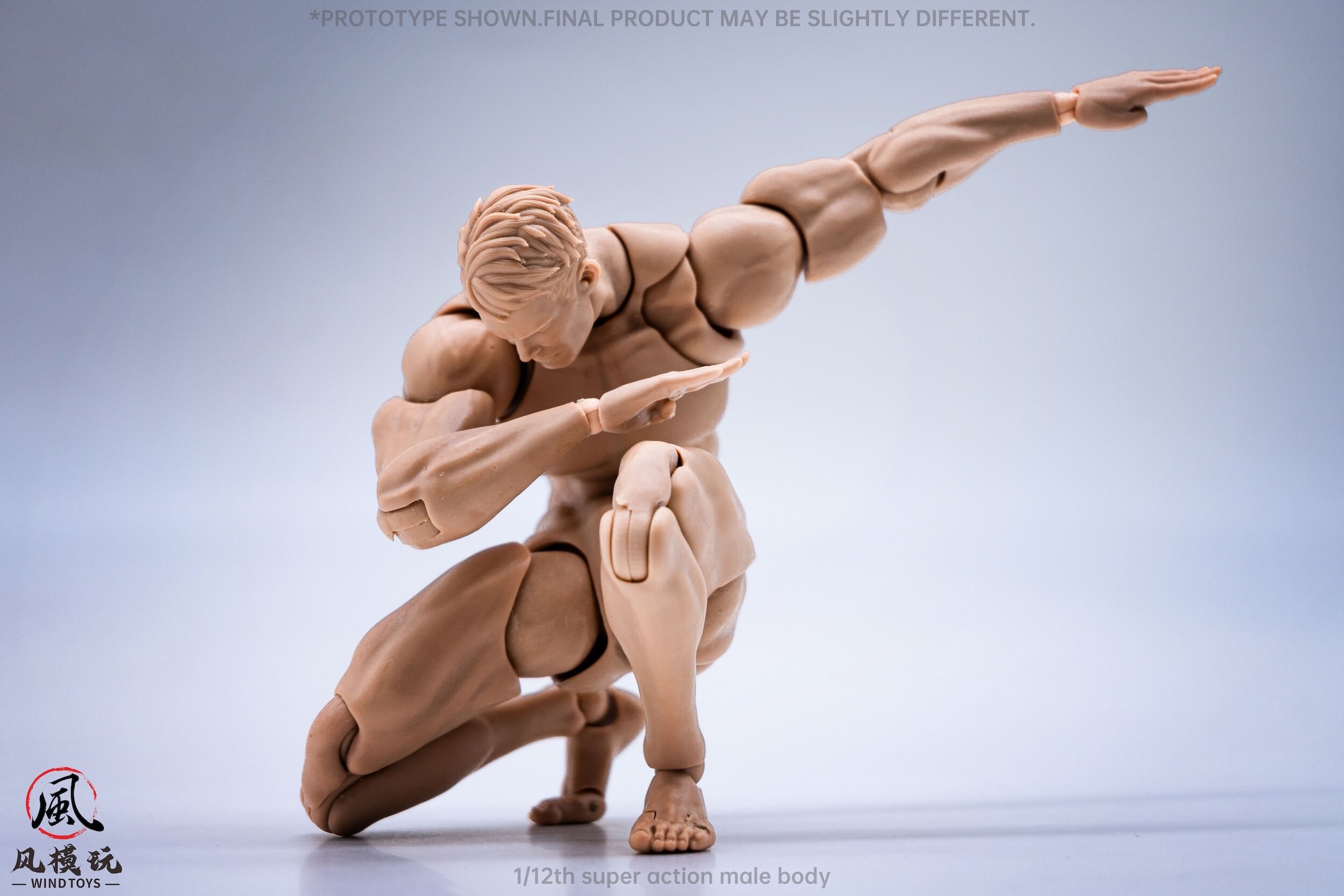 Super Action Male Body: Normal Edition 1/12 Scale Action Figure: Wind Toys - Tokyo Otaku Mode (TOM)
