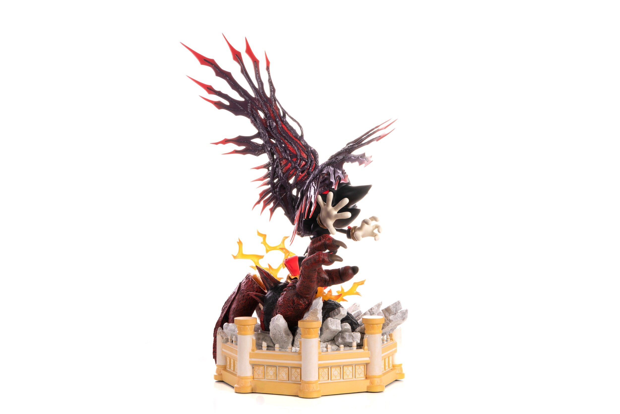 Sonic X Shadow Generations Shadow Evolved Statue: First 4 Figures ...