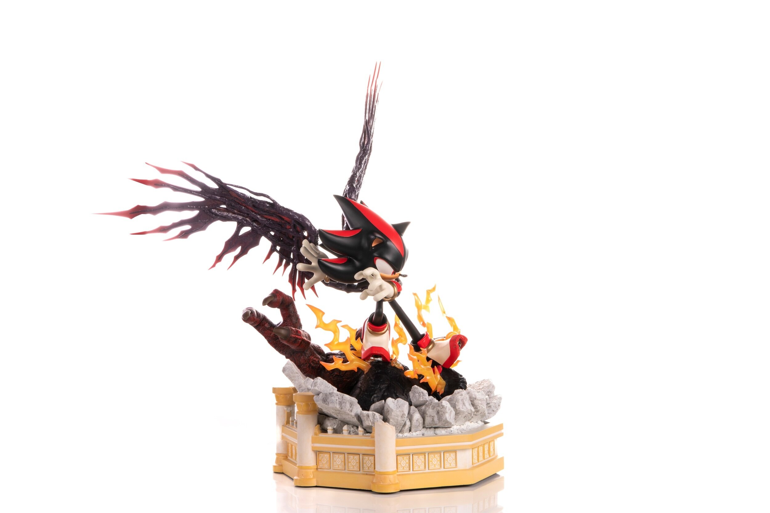 Sonic X Shadow Generations Shadow Evolved Statue: First 4 Figures ...