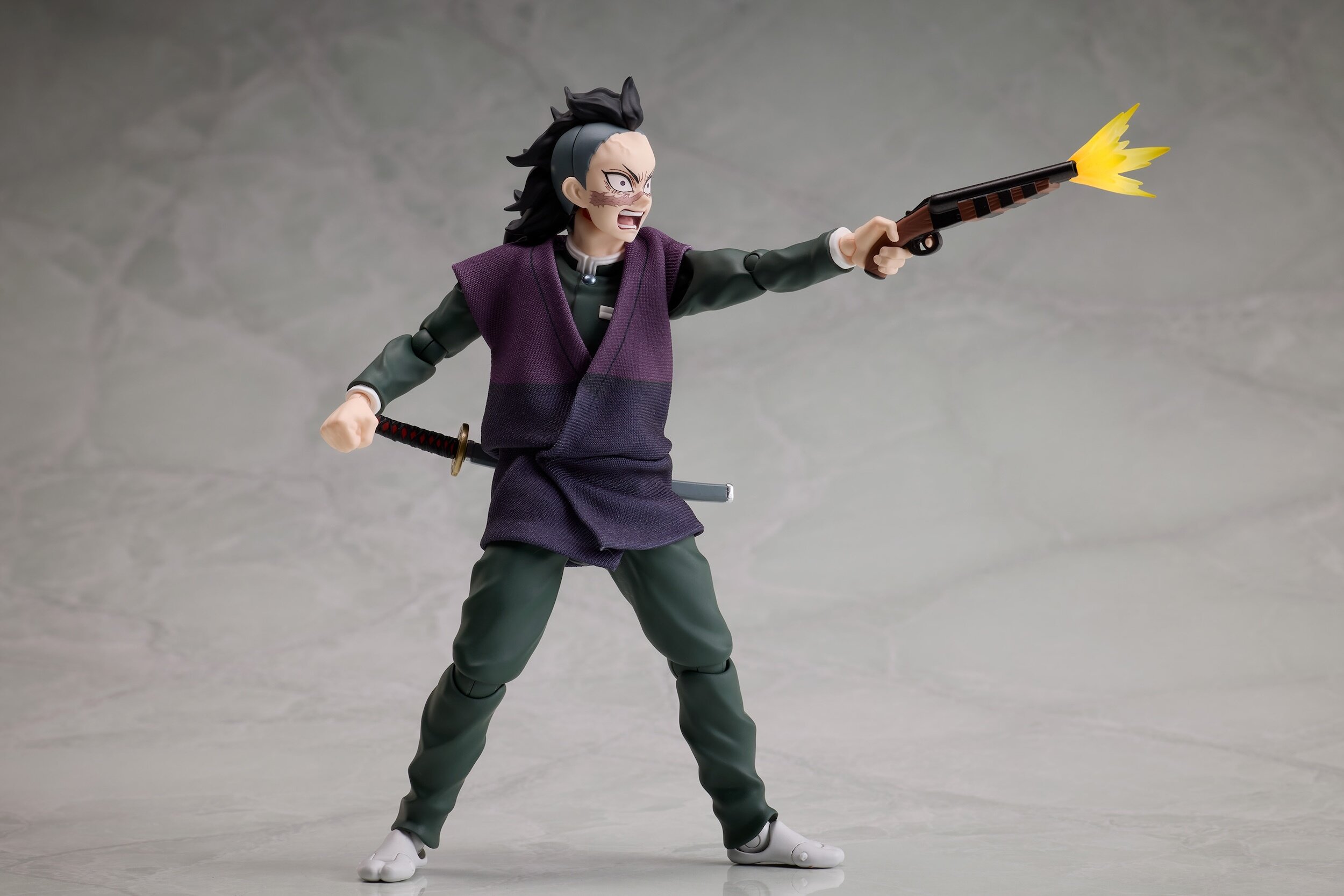 BUZZmod Demon Slayer: Kimetsu no Yaiba Genya Shinazugawa 1/12 Scale ...
