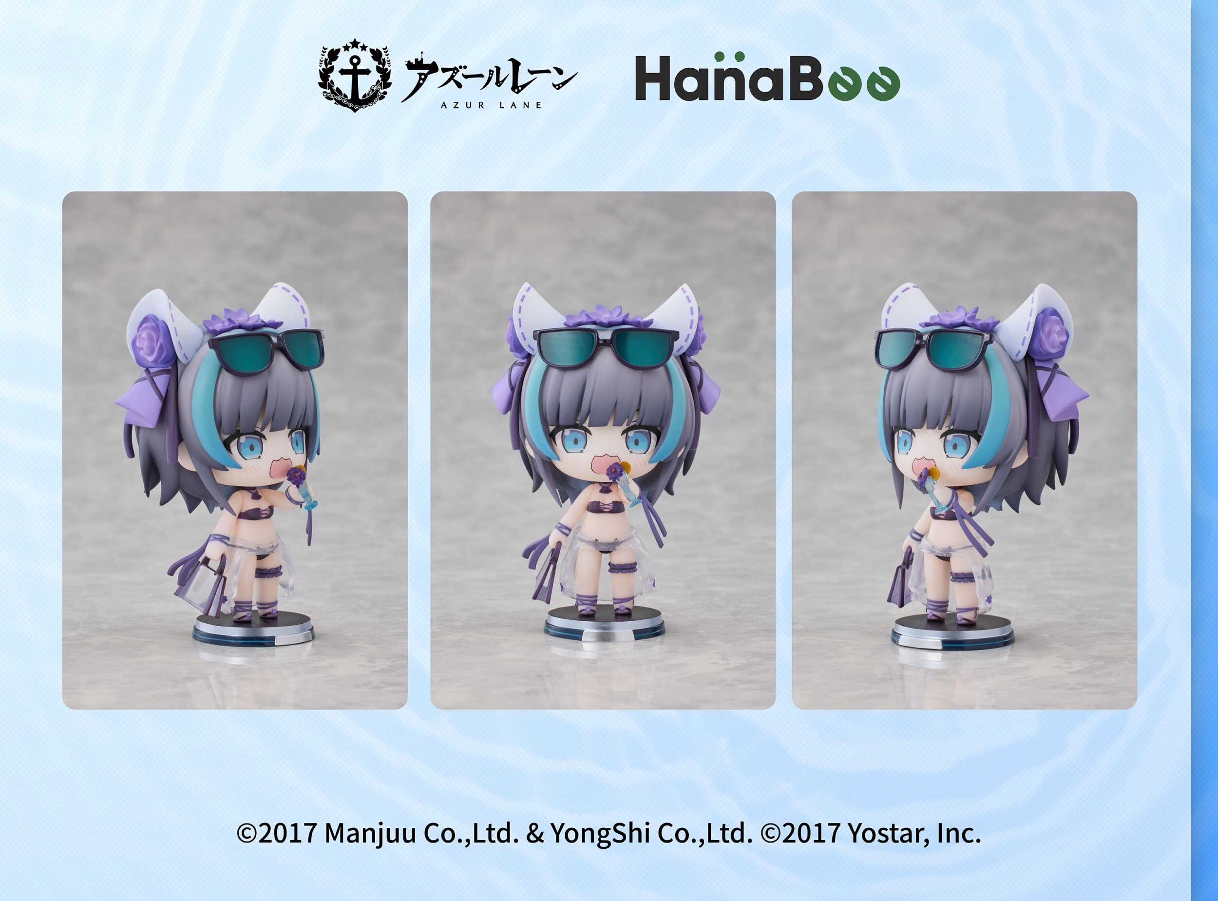 Azur Lane Swimsuit Chibi Figure Vol. 2 Set of 3 - Tokyo Otaku Mode (TOM)