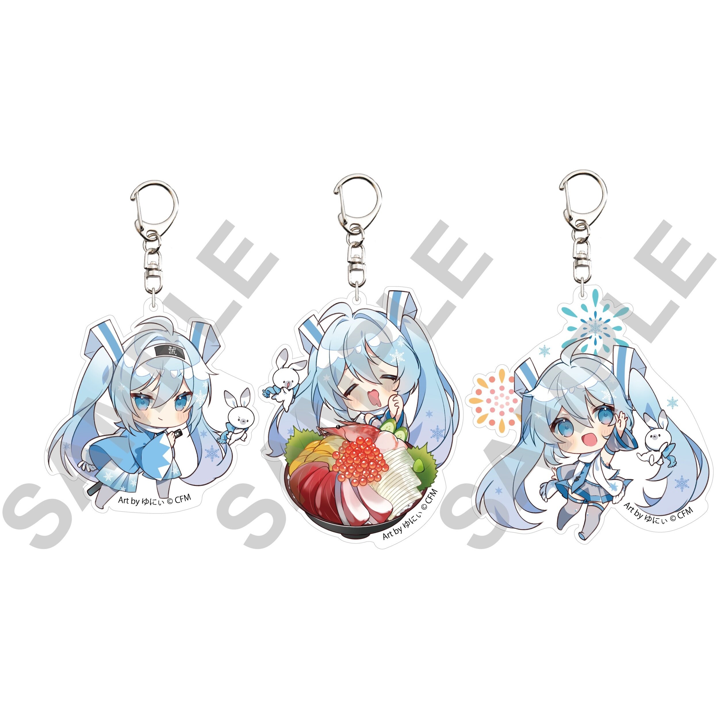 Snow Miku x Hirohako Acrylic Keychain Hakodate: KADOKAWA - Tokyo Otaku ...