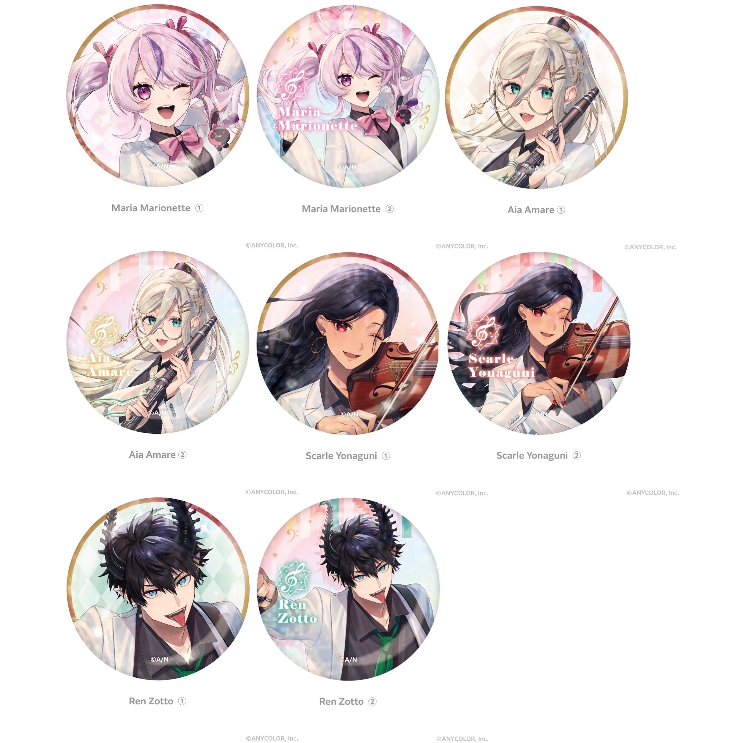 Nijisanji EN ILUNA 3rd Anniversary Hologram Pin Badge - Tokyo Otaku ...