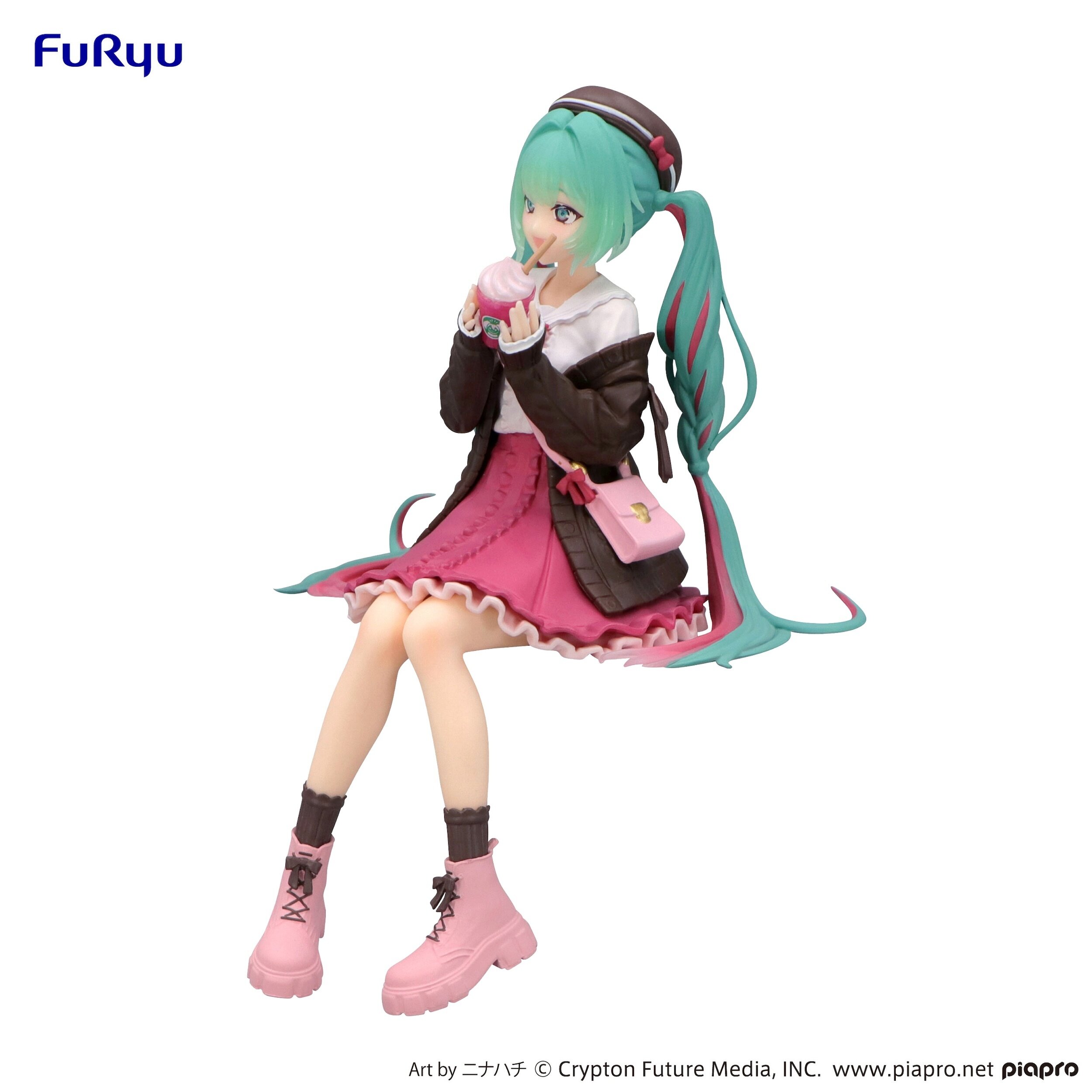 Hatsune Miku: Autumn Date Pink Color Ver. Noodle Stopper Figure: Furyu ...